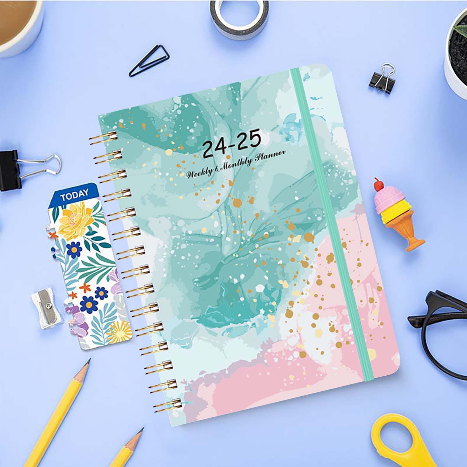 Qianying Back to School,2024-2025 English Schedule A5 Plan Book With ...