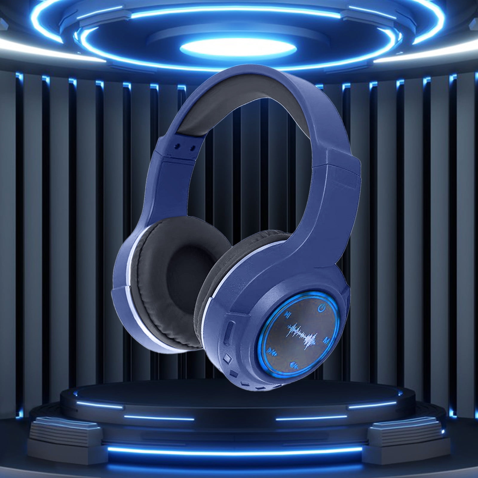 Qianying Over-ear Wireless Headset 36-hour Battery Microphone Supports ...