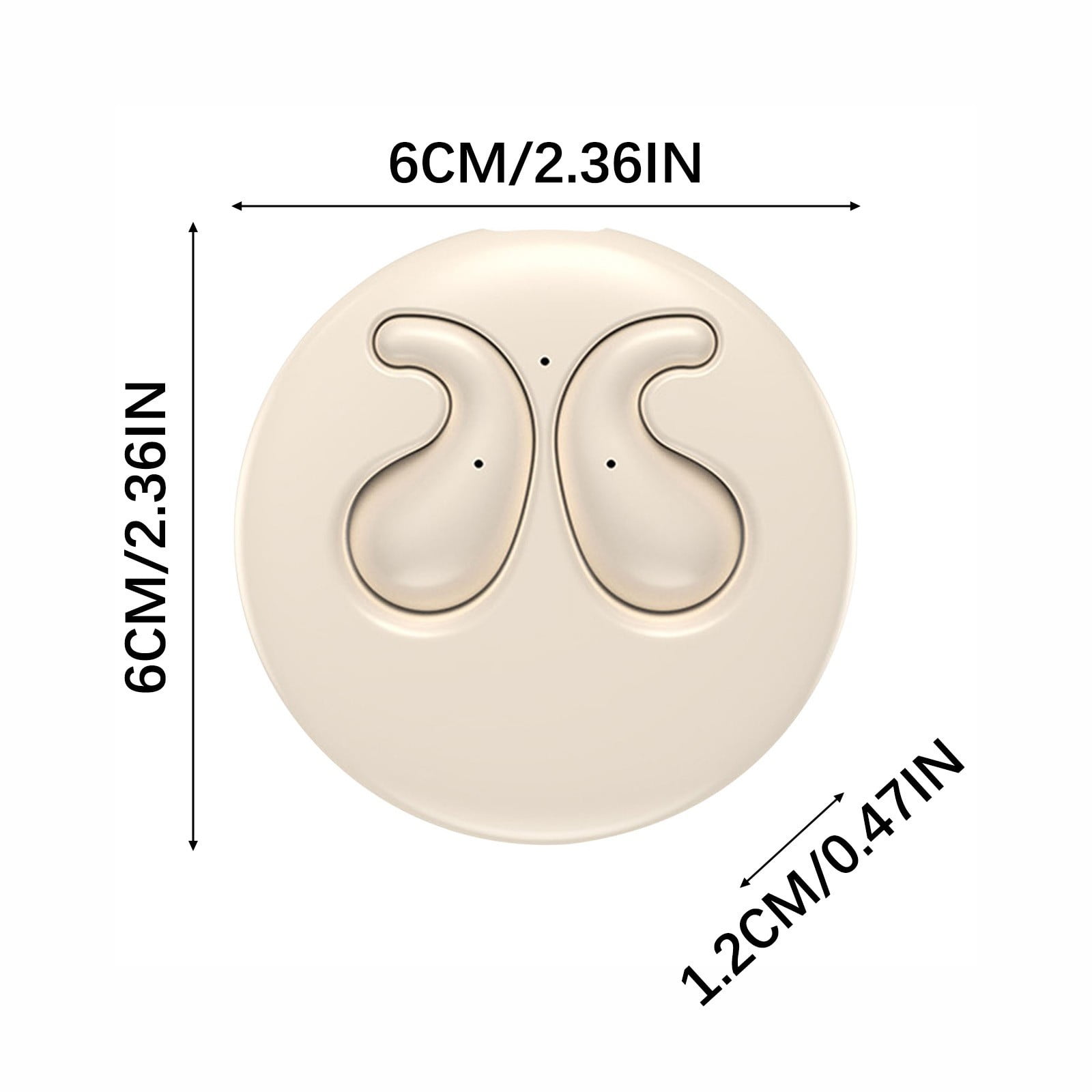 Qianying Wireless Sleep Earbuds invisible - Bluetooth 5.3 Mini Sleeping ...