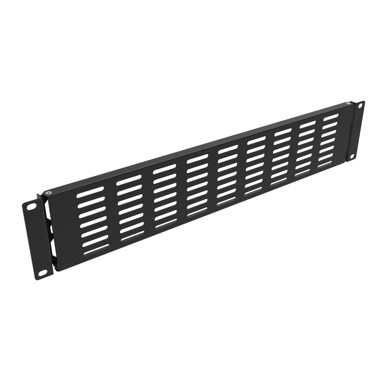QiaoYoubang 2U Hinged Blank Rack Mount Panel Spacer with Venting for 19 ...