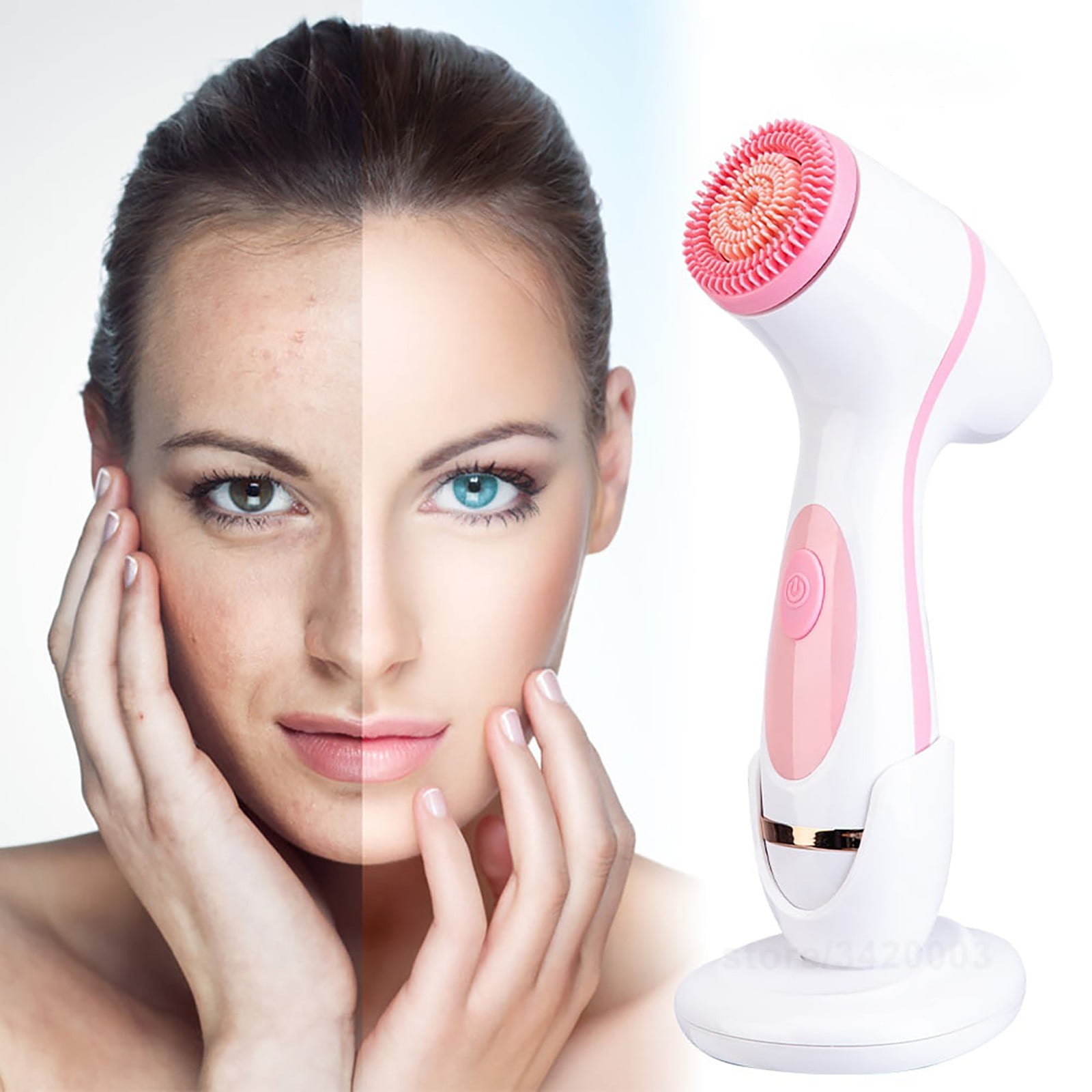 Qicasul Electric Facial Cleanser Household Brush Facial Cleanser ...