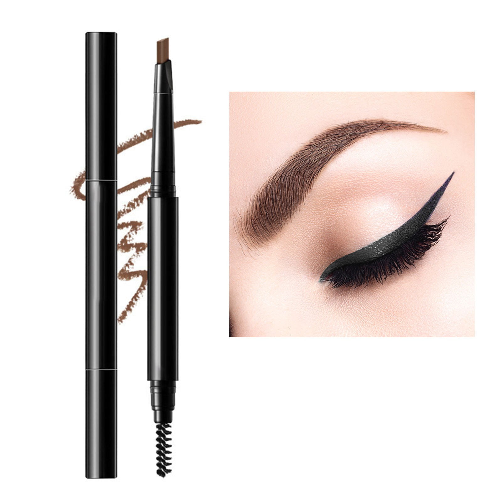 Qicasul Makeup Brow Pencil Stylist Brow Pencil Ultra Fine Mechanical ...
