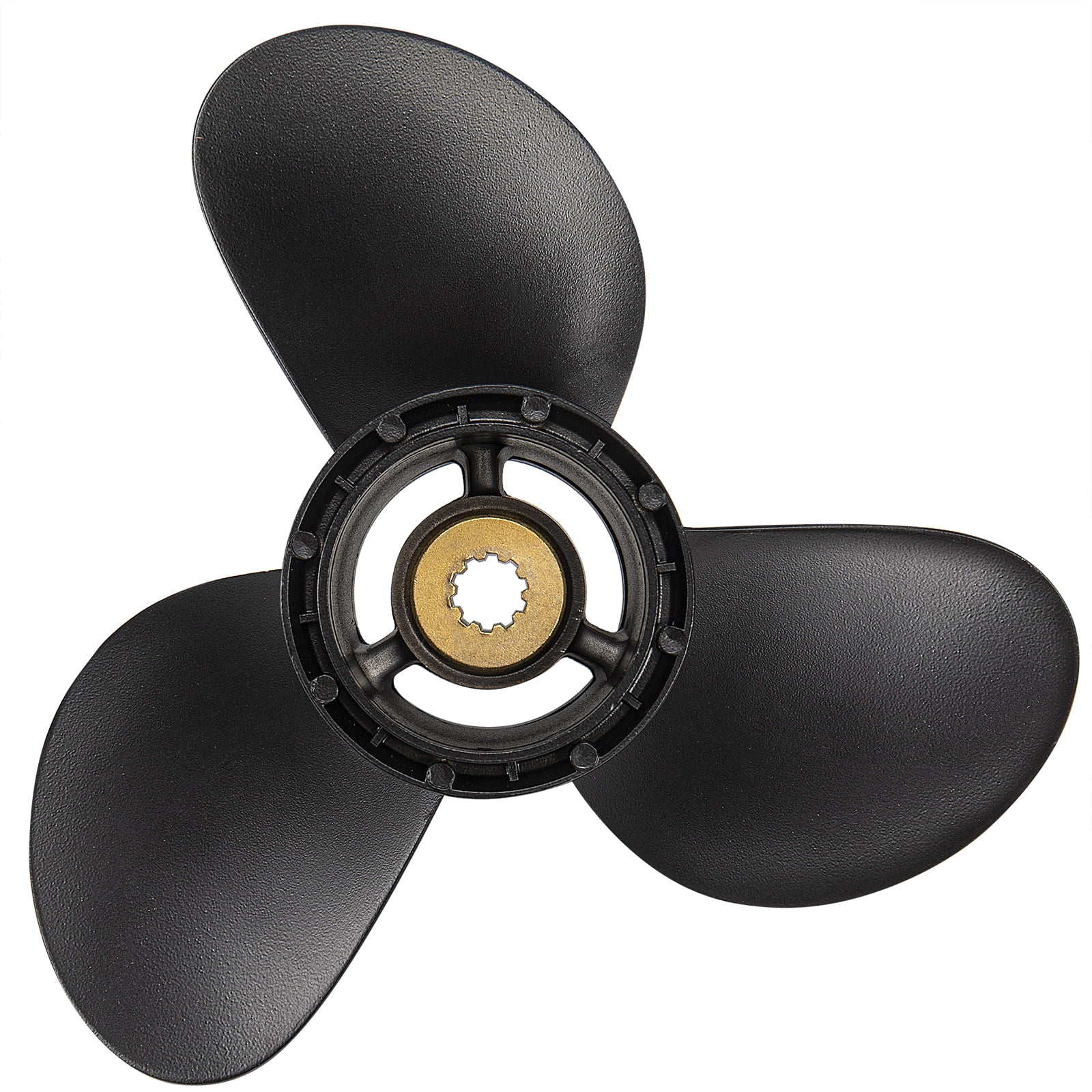 Qiclear Upgrade 9 1/4x10 Aluminum Boat Outboard Propeller fit Suzuki ...