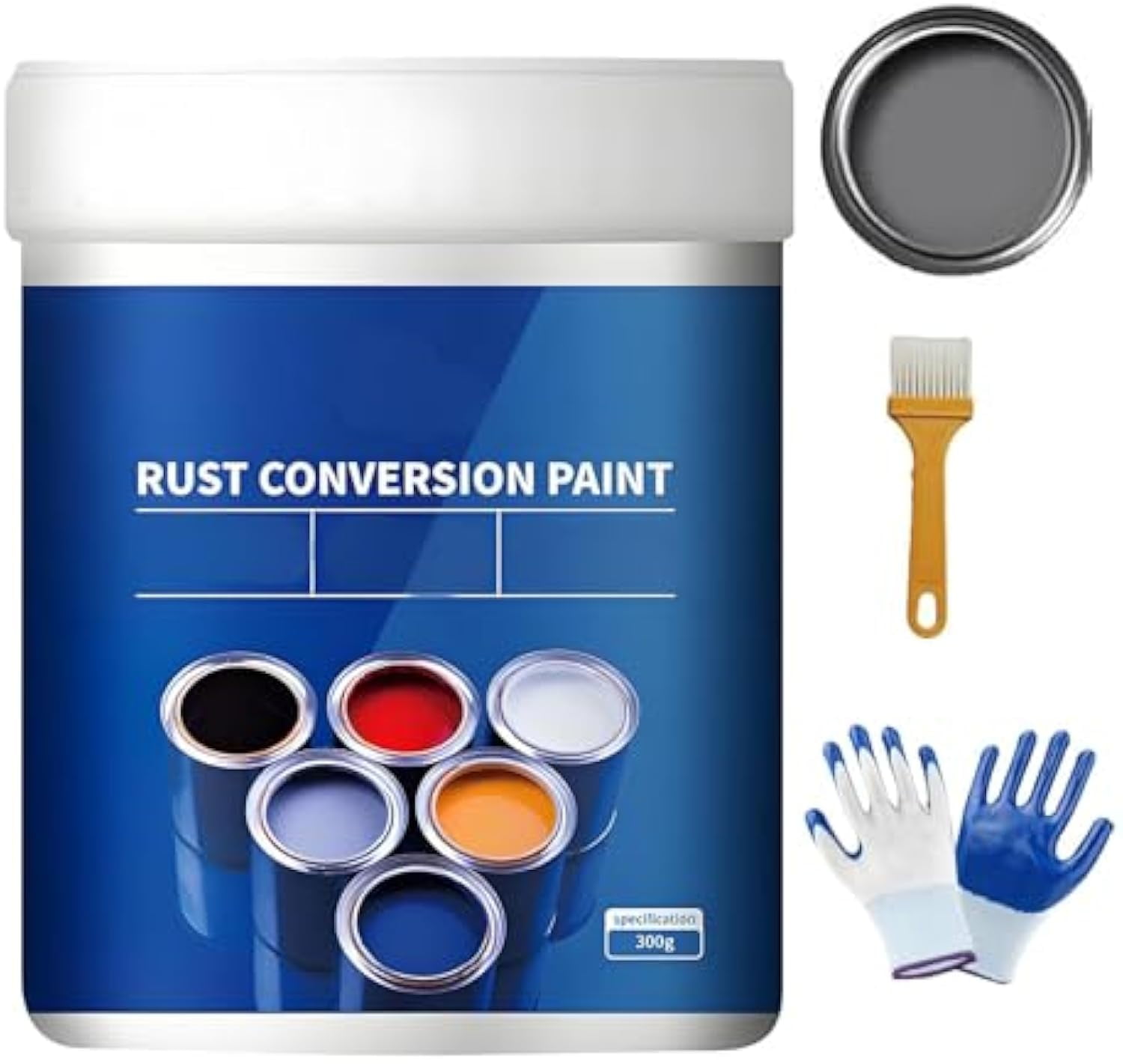 Qidaxia Rust Conversion Paint, Weatherproof Rust Converter Paint for ...