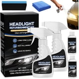 Qifor Headlight Cleaner, 2026 New Automotive Headlamp Restoration Fluid ...