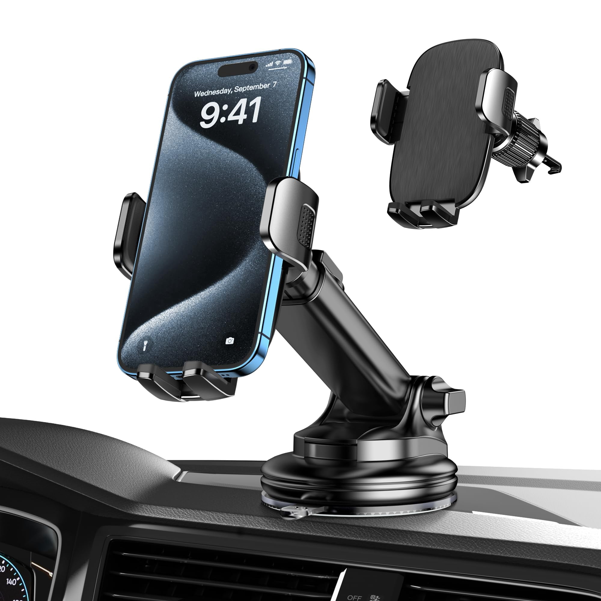 Qifutan Dash Mounted Phone SSF20 Holders for Your Car Dash Phone Mount ...