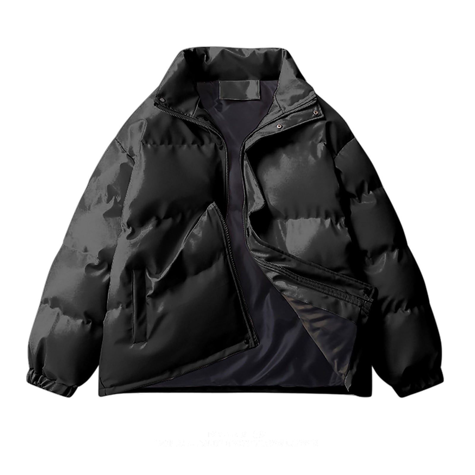 Qiggri Men's Lightweight Puffer Jacket Warm Winter Insulated Water Coat ...