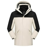 Qiggri Unisex 3 in 1 Waterproof Winter Jackets Ski Warm Snow Rain Coat ...