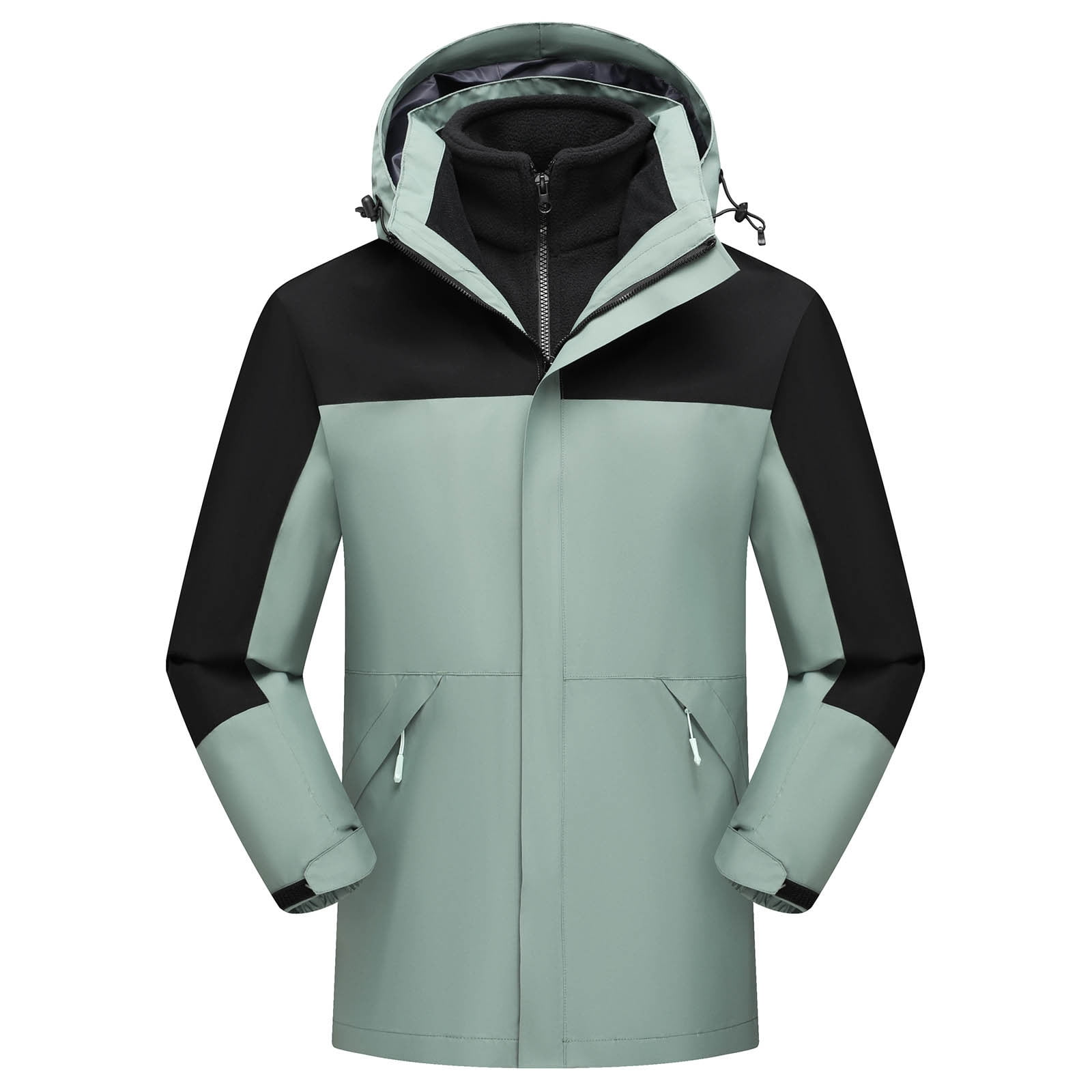 Qiggri Unisex 3 in 1 Waterproof Winter Jackets Ski Warm Snow Rain Coat ...