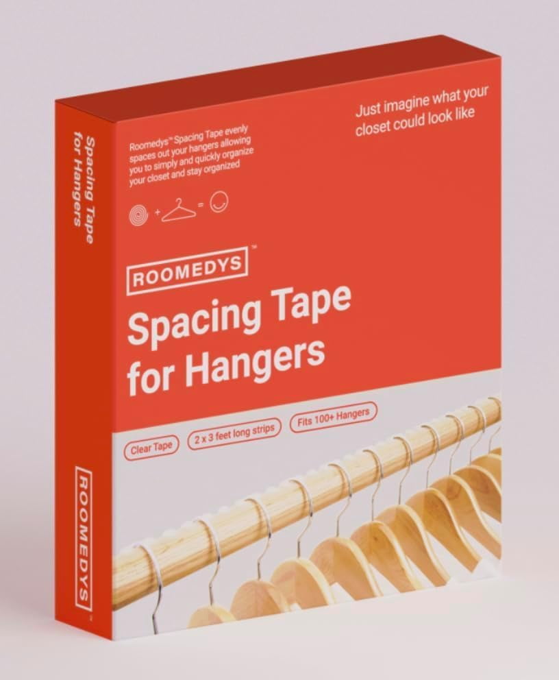 Qihe-® Spacing Tape for Hangers, Spacer, Clothes Divider, Closet ...