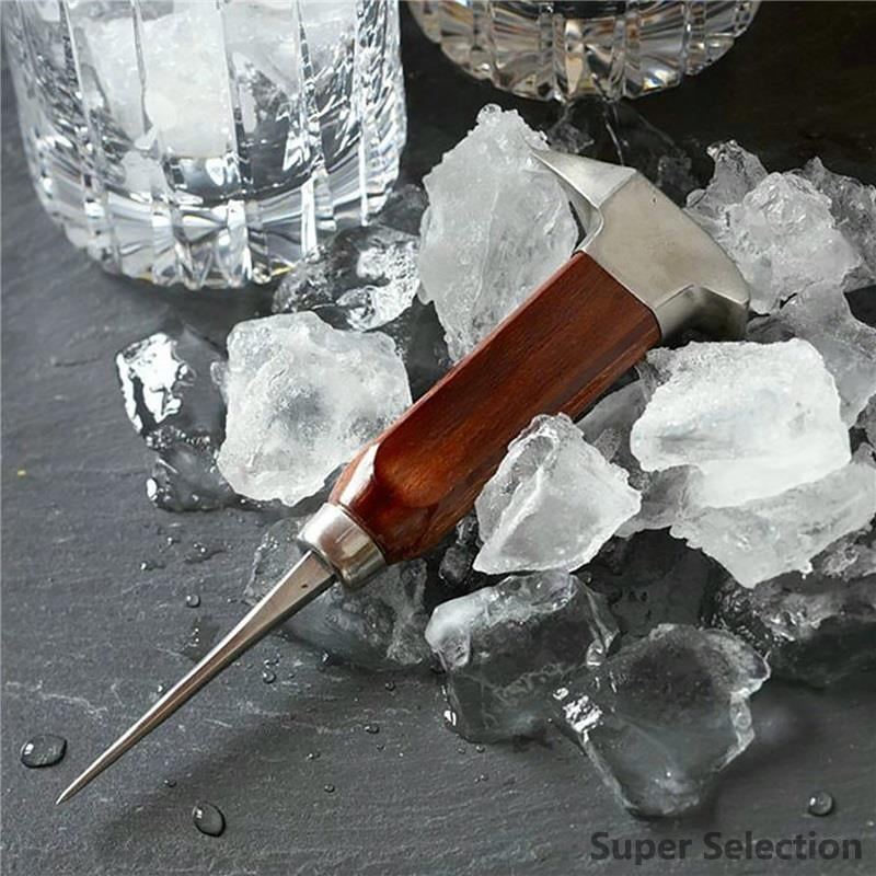 Qiilu 6.7-inch Professional Ice Pick, Stainless Steel Ice Hammer With ...
