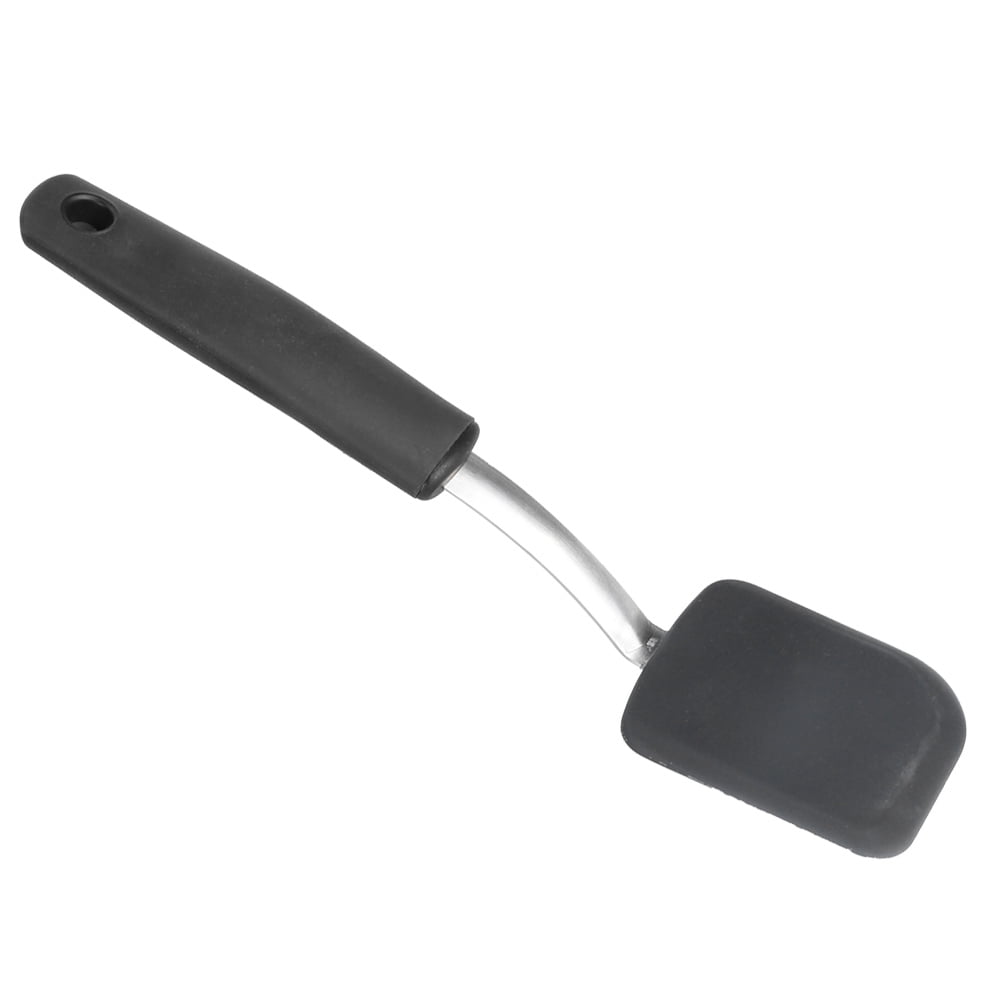 Qiilu Silicone Small Size Turner Spatula with Stainless Steel Handle ...