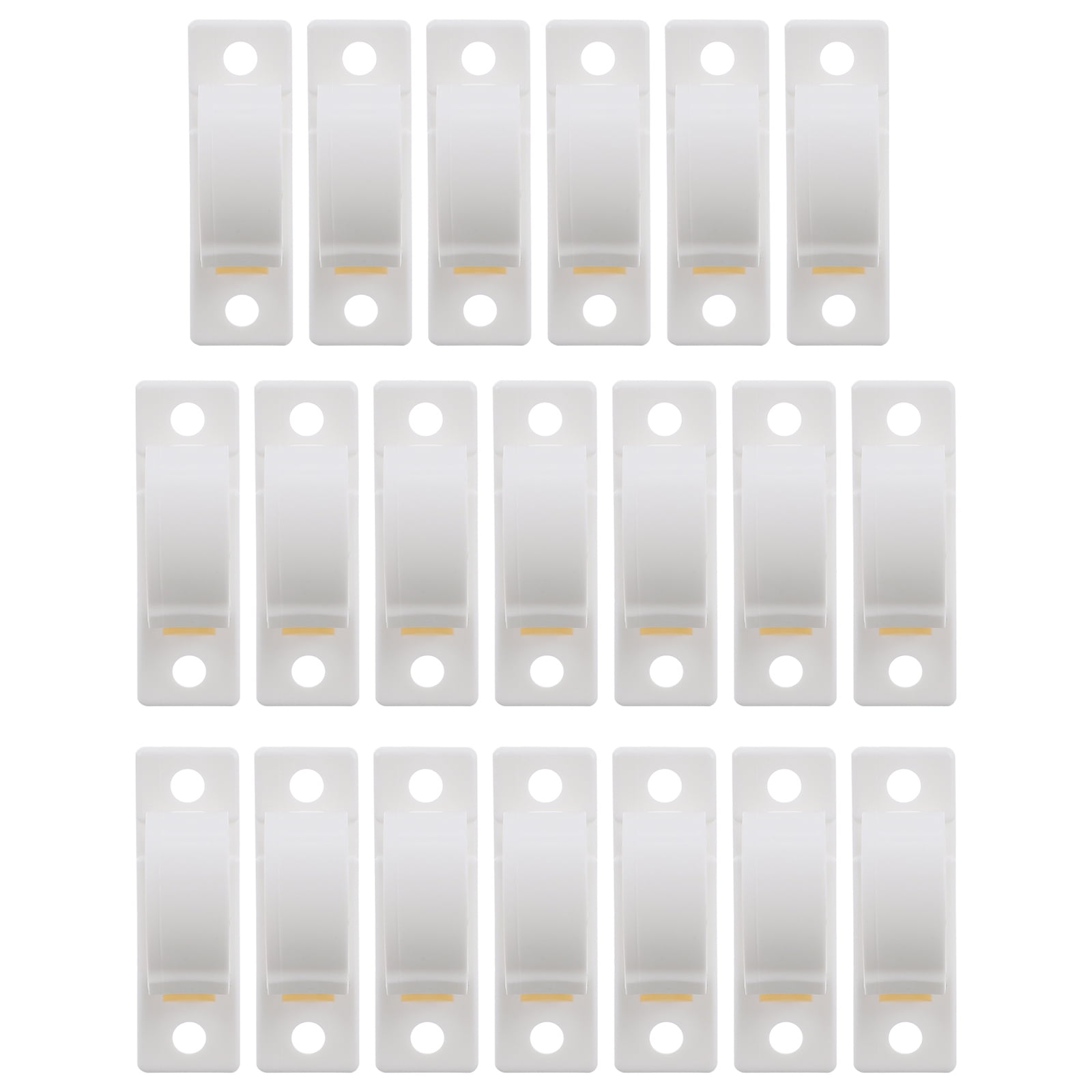 Self Adhesive Cable Clips for Home Use Plastic Wire Organizers 20pcs ...