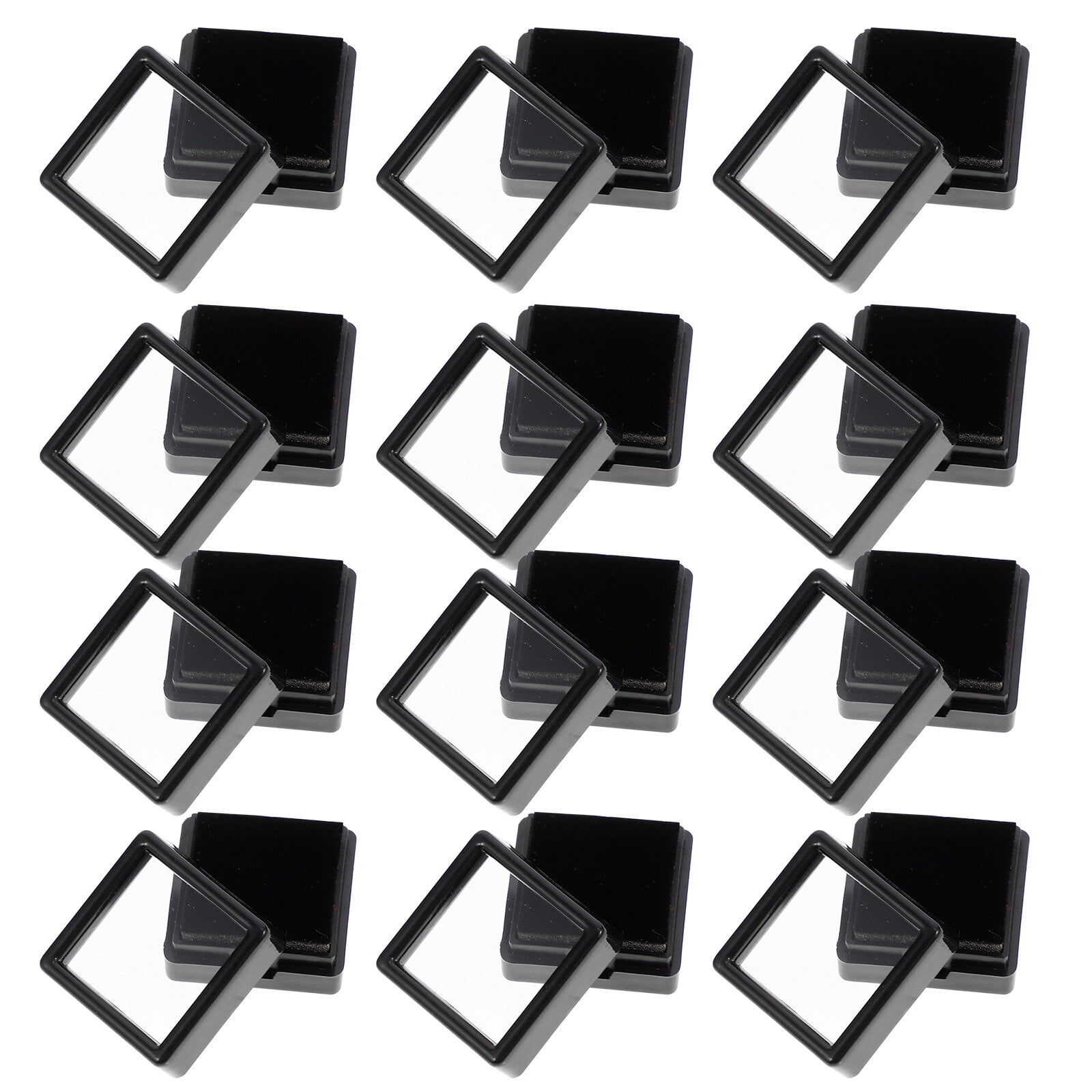 Qijita 24pcs Jewelry Box Container Jewelry Display Box Gemstone Display ...