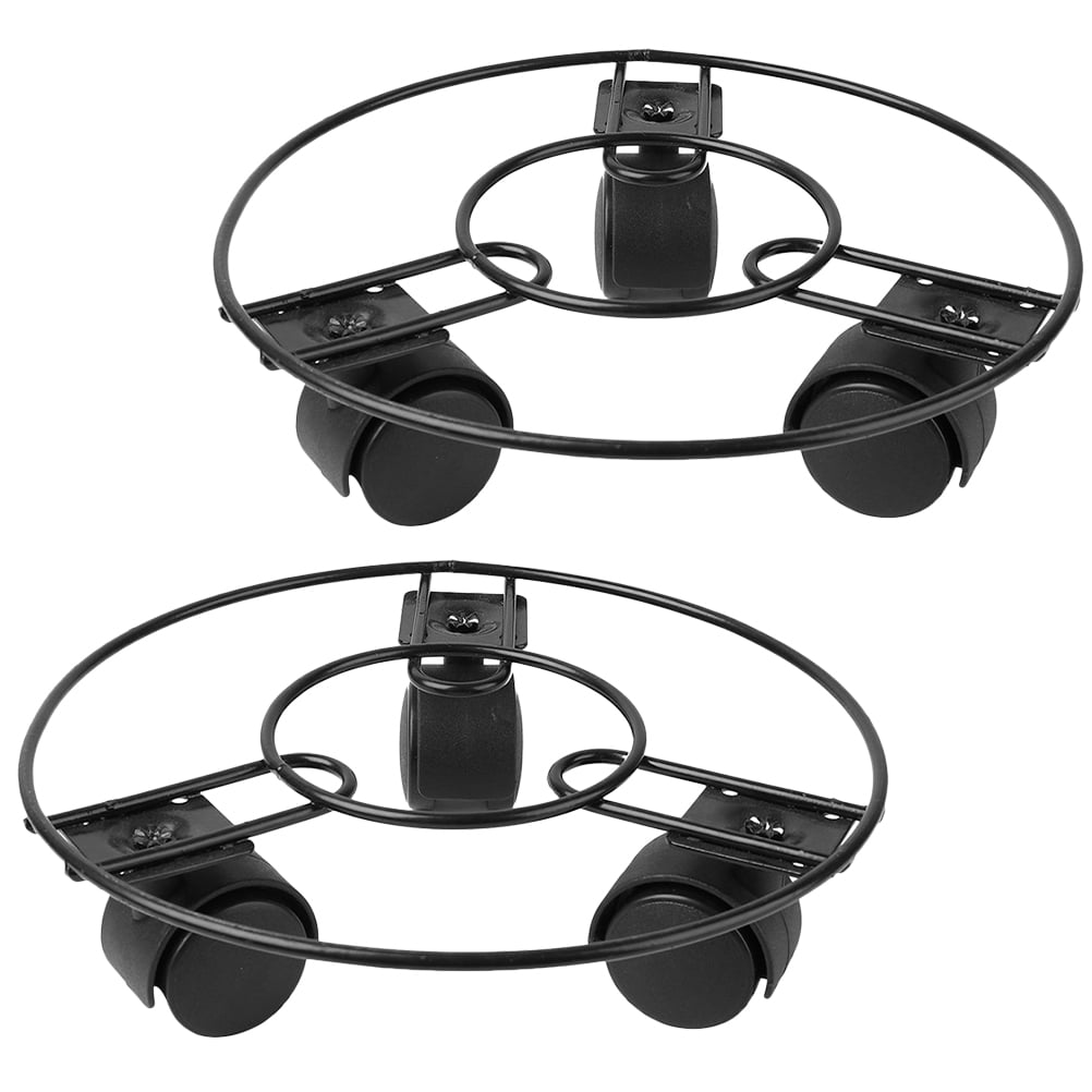 Qijita 2Pcs Plant Stand with Wheels Plant Stand on Wheels Indoor ...