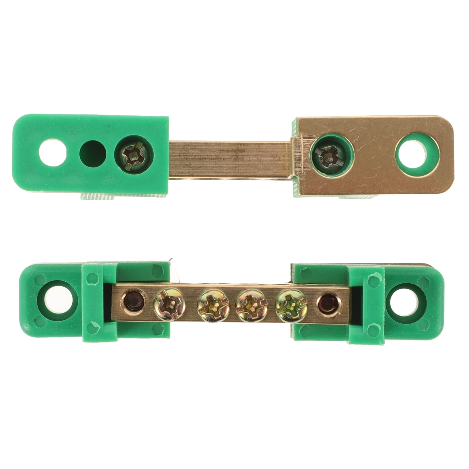 ROSENICE 2pcs Electrical Grounding Bars Ground Bus Bars with 4 ...