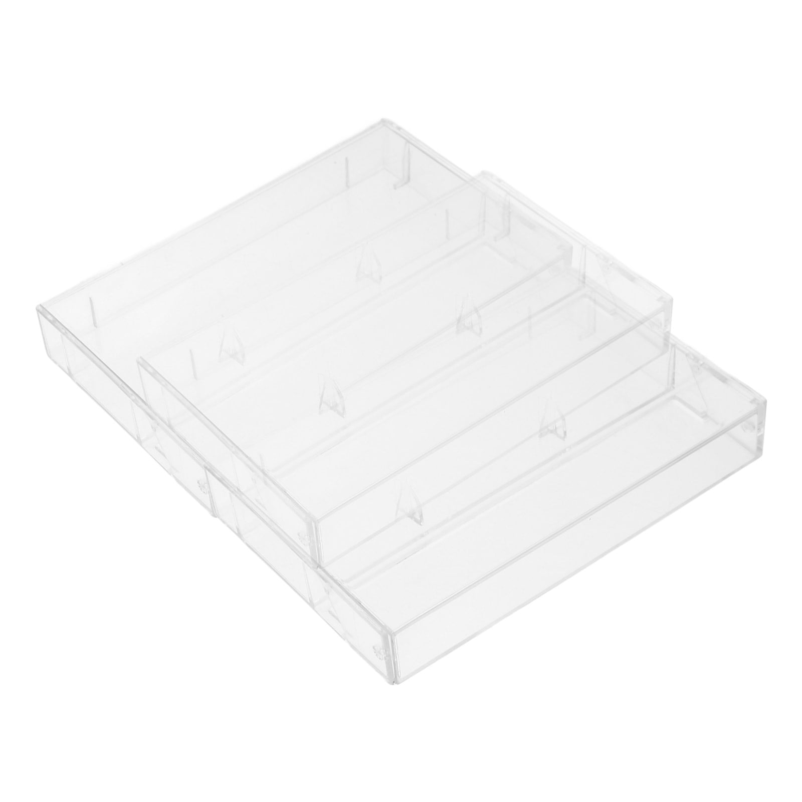 Qijita 3pcs Recording Cassette Tape Holder Empty Cassette Case Clear ...