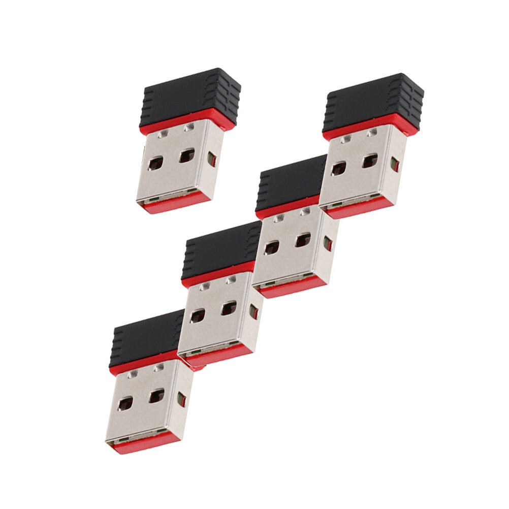 Qijita 5Pc Mini PC WiFi Adapter 150M USB WiFi Antenna Wireless Computer ...