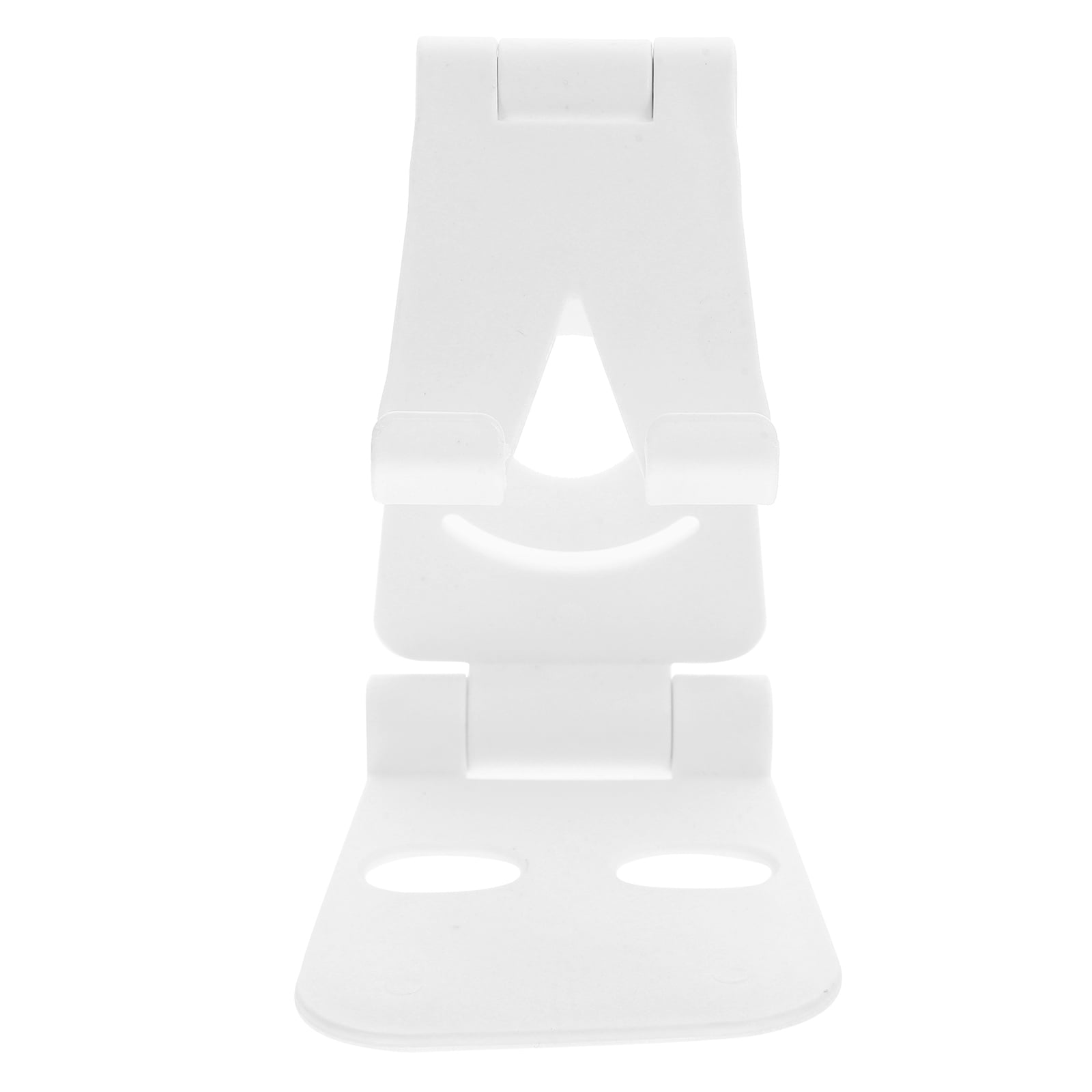ROSENICE White ABS Phone and Tablet Holder with Double Spaces Foldable ...