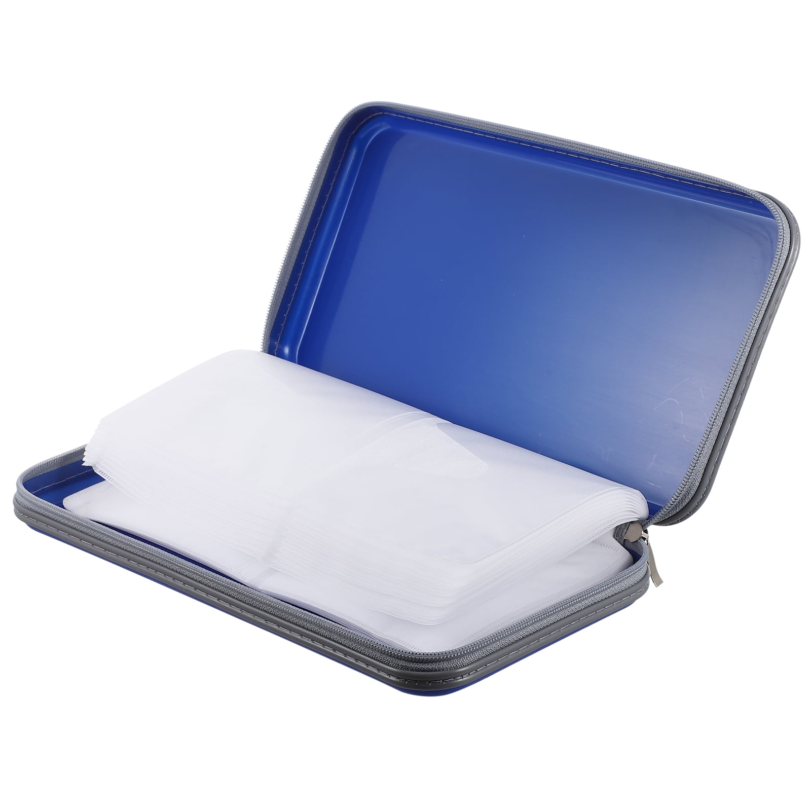 Qijita Portable CD Case 80-slot Disc Storage Pouch DVD Storage Case CD ...
