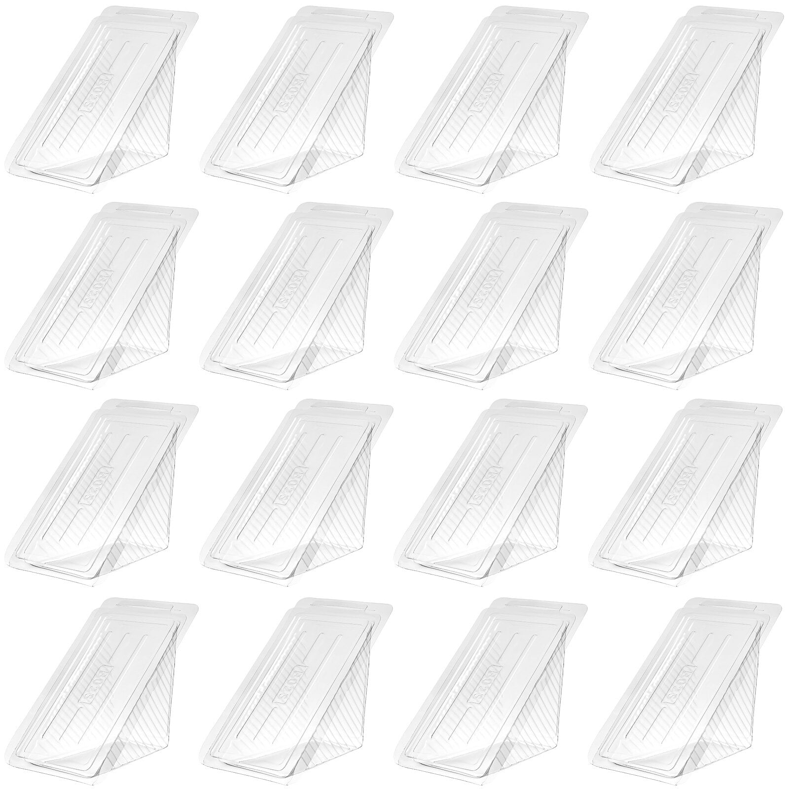 Qijita Sandwich Packing Box,50pcs Sandwich Packing Boxes Plastic ...