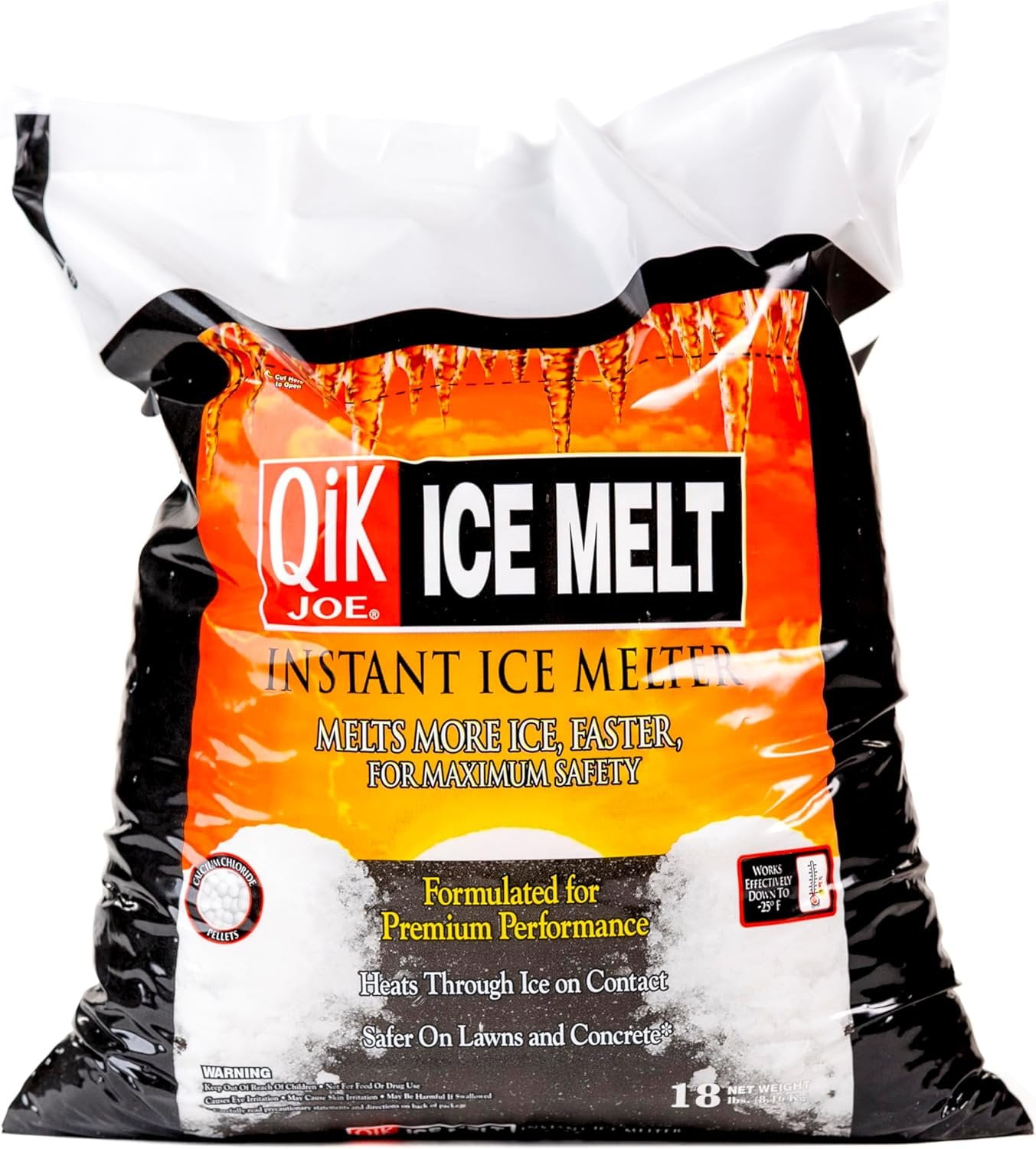 Qik Joe Instant Snow and Ice Melt for Sidewalks, Driveways, Steps, and ...