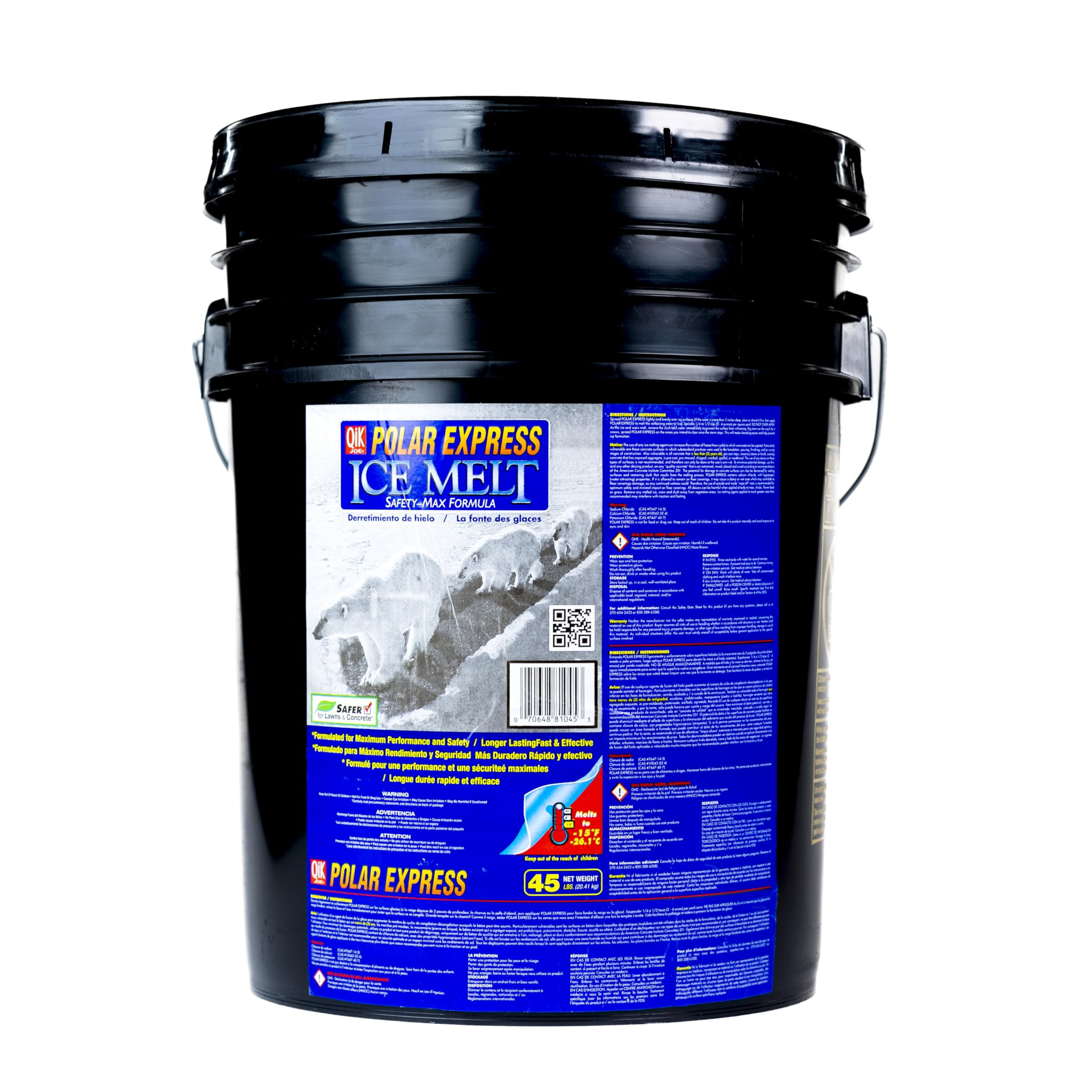 Qik Joe Polar Express Instant Snow and Ice Melt for Sidewalks ...