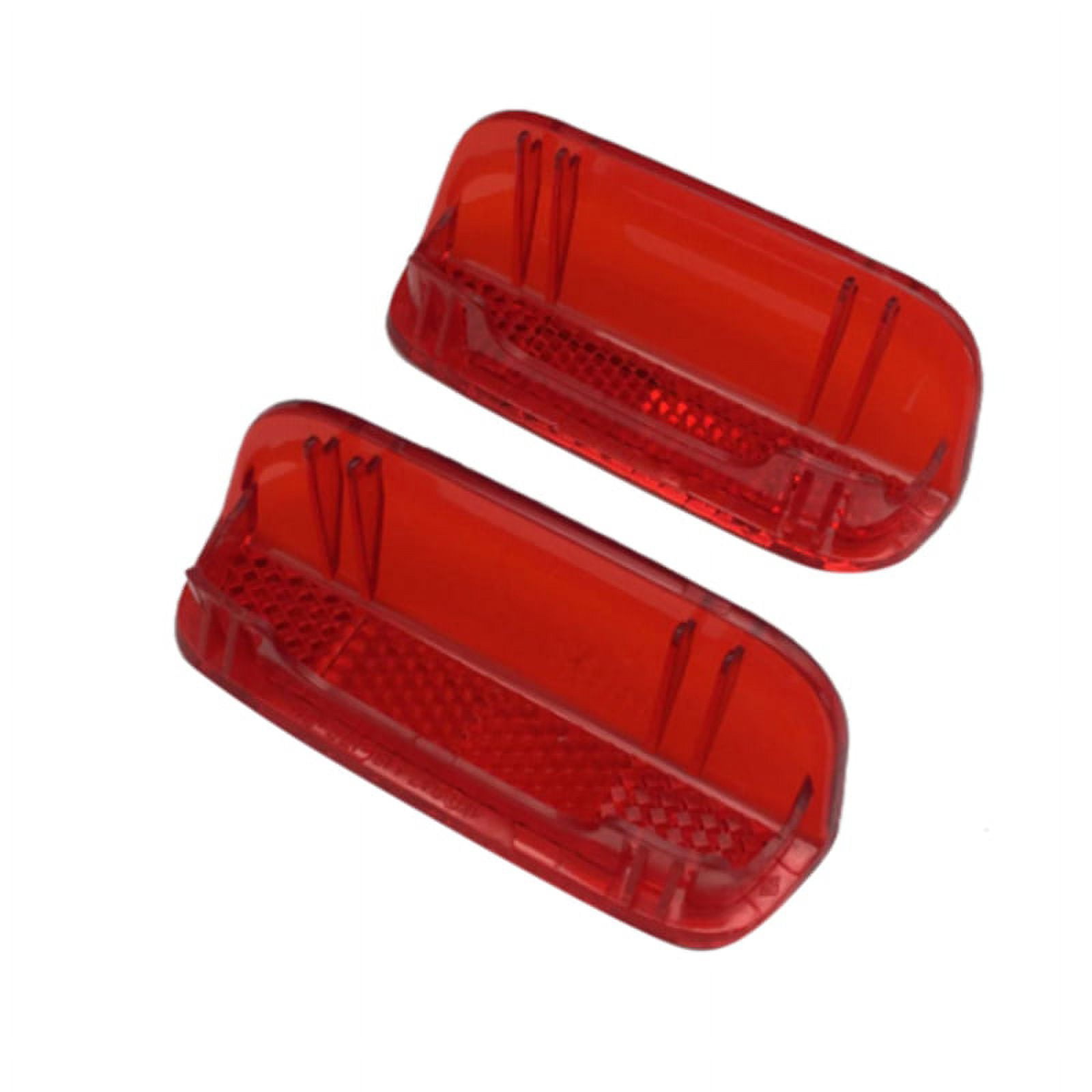 Mawalde 2Pc Interior Door Panel Light Lamp Lense Reflector Red ...