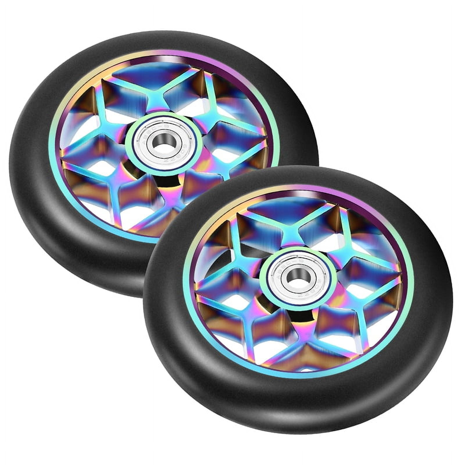 Qilidiba Abec9 Bearing 2 Pcs Scooter Accessories 110Mm Scooter Wheels ...