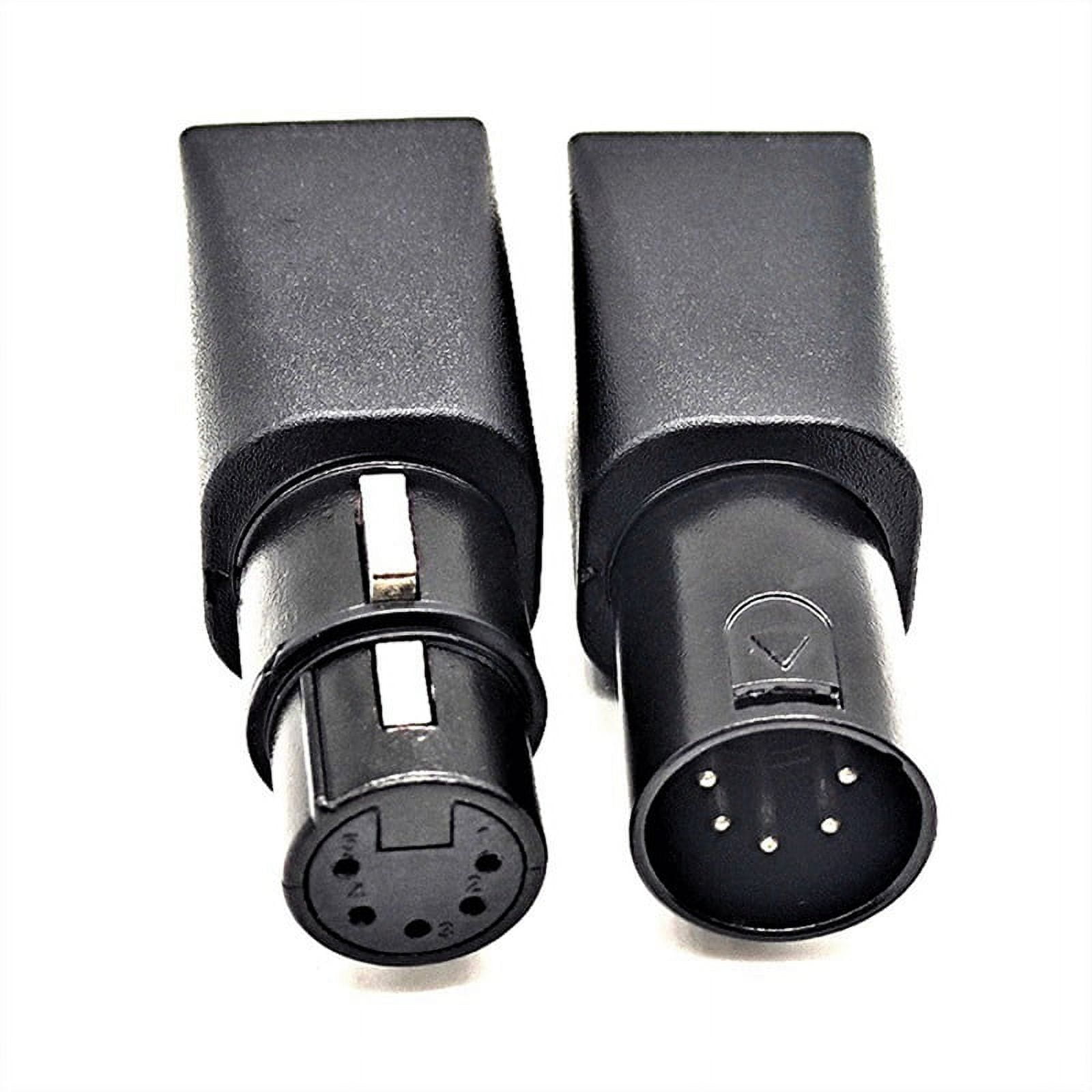 Qilidiba Rj45 Ethernet To 5 Pin Xlr 1Pair To Rj45 Connector Rj45 ...