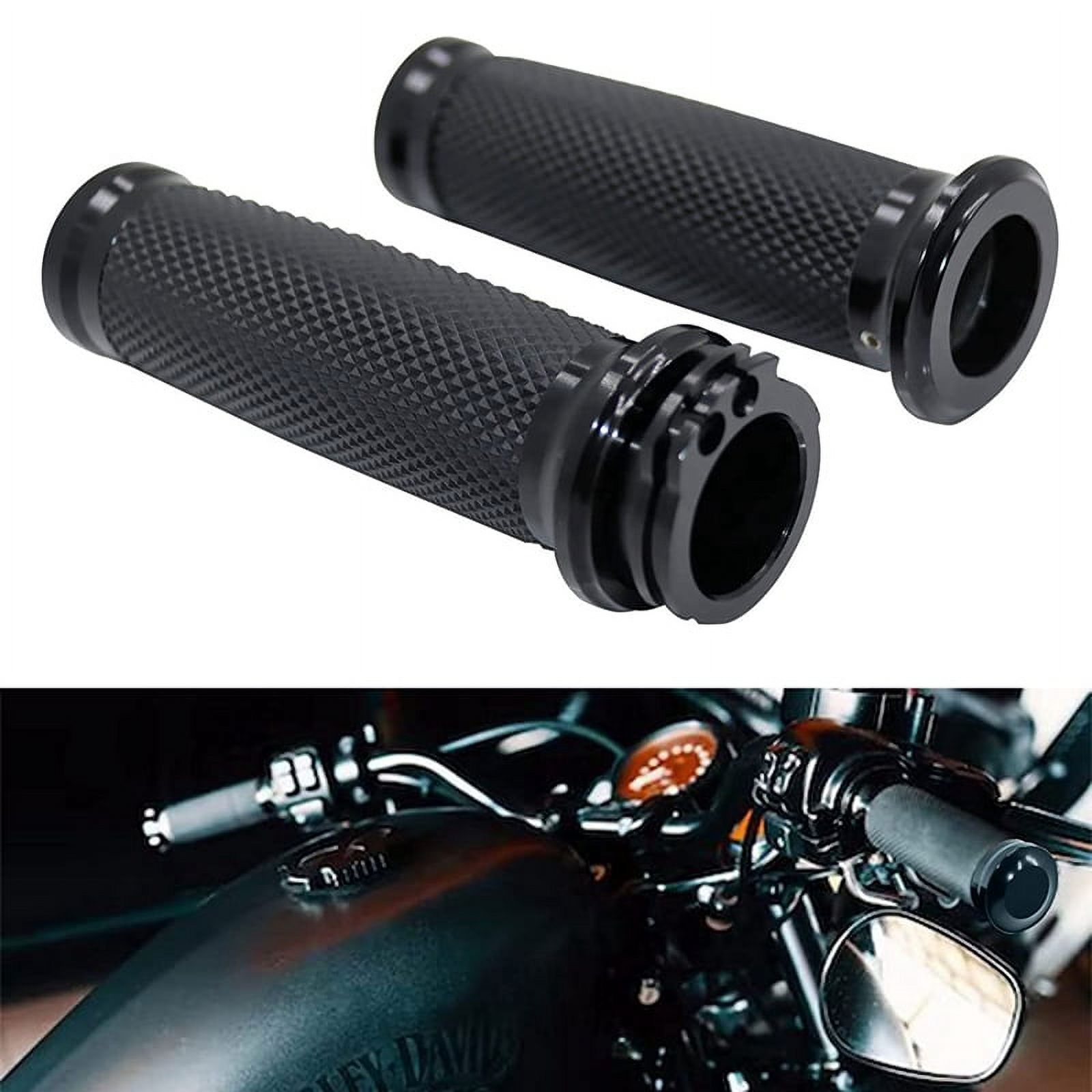 Qilidiba Universal 1In 25Mm Hand Grips Motorcycle Handle Bar Handlebar ...