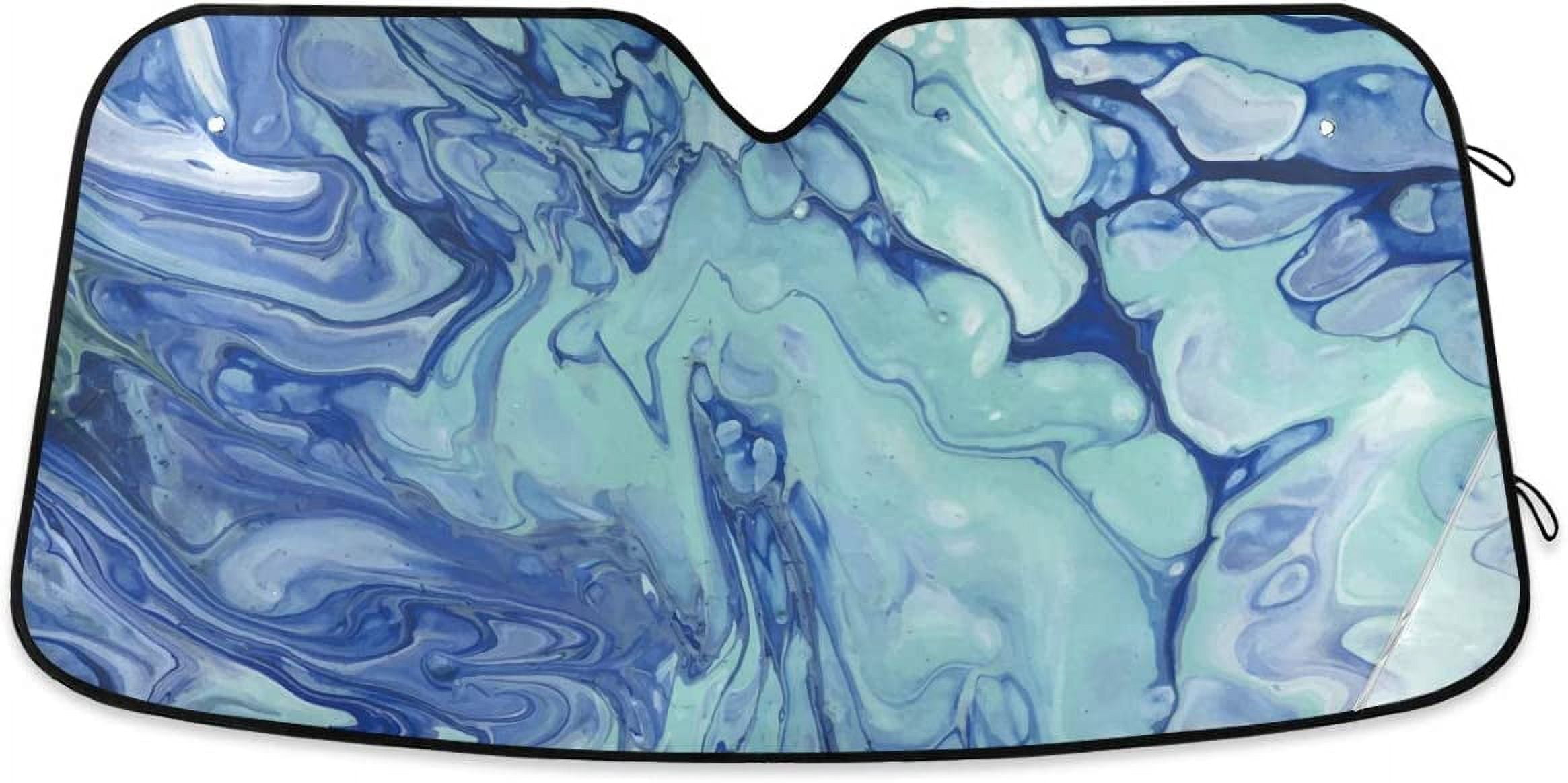 Qilmy Car Sunshade for Windshield Foldable Automotive Sun Visor Protector for SUV Truck Front ...