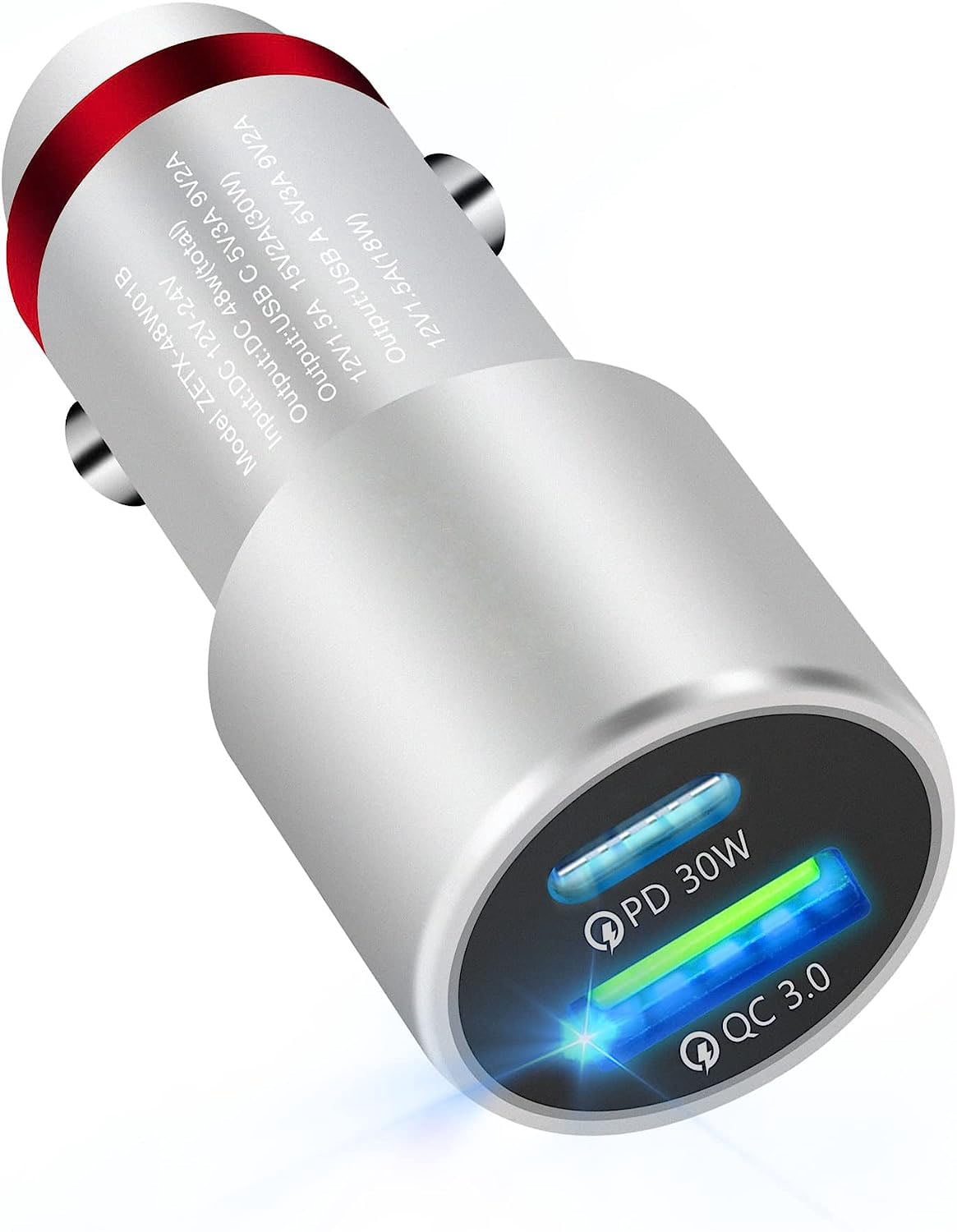 QinYing Fast 48W USB C Car Charger Chargers Compatible with iPhone 15 ...