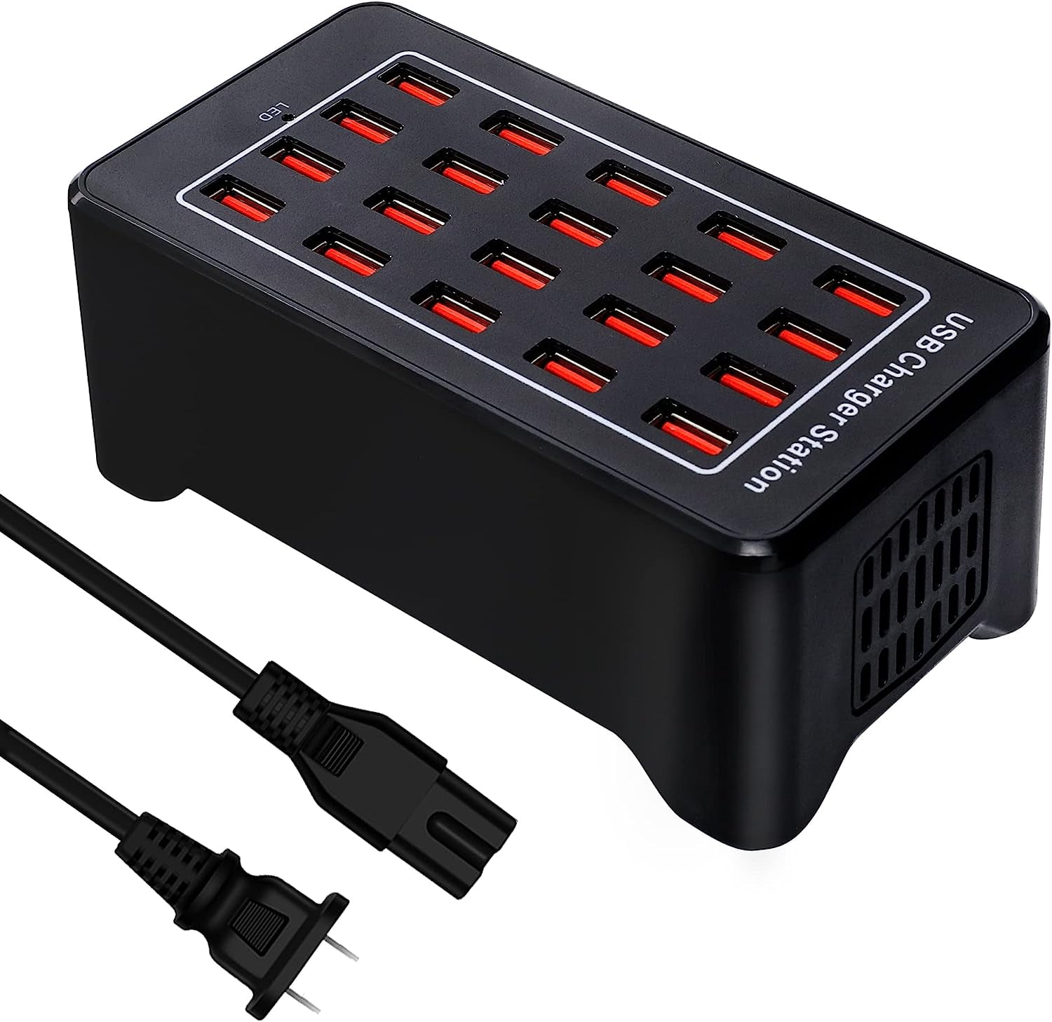 QinYing Multi Port USB Charger,20-Port (100W Desktop USB Charging ...