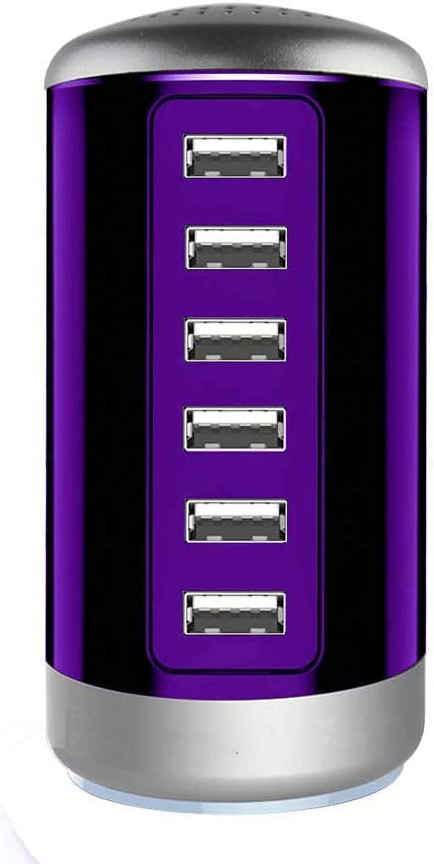QinYing Universal USB Charger, 6-Port Charging Station with Smart Tech ...