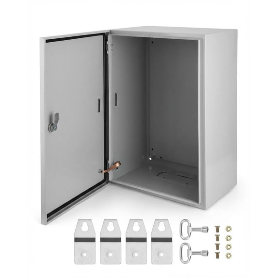 QinaQin 24x16x12 Outdoor Steel Enclosure,Steel Electrical Box,IP66 ...