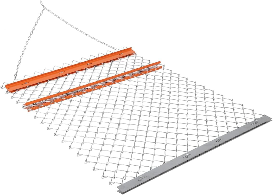QinaQin 4FT x 5FT Drag Chain Harrow for Agriculture,Landscape Leveling ...
