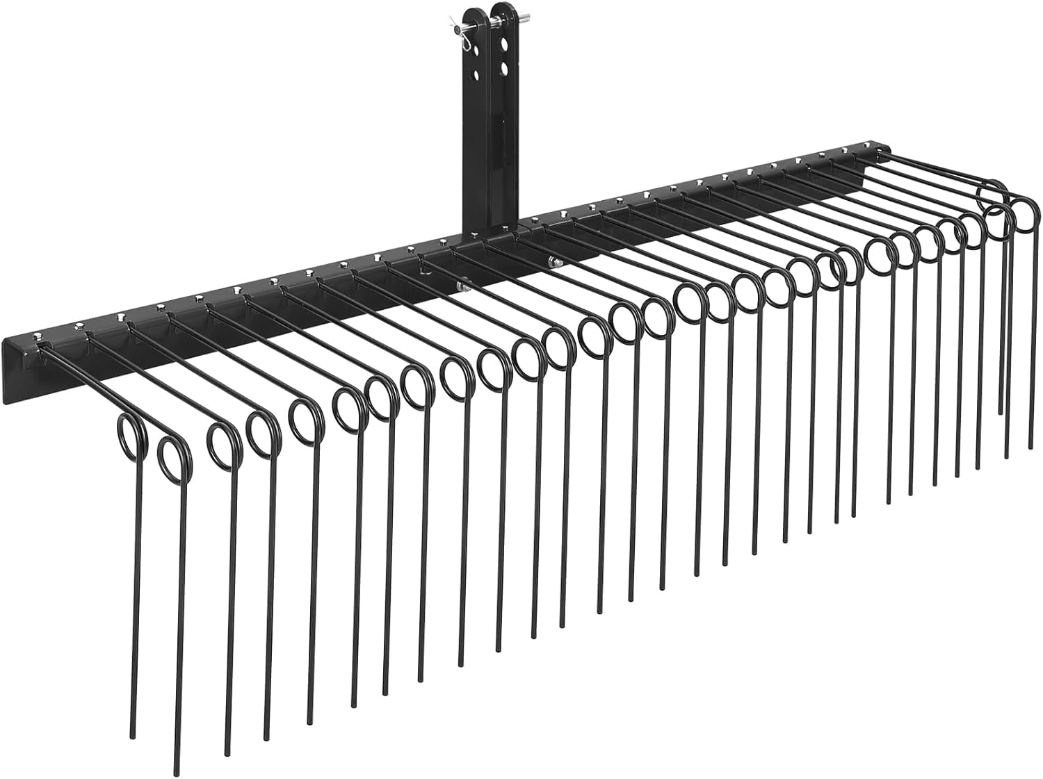 QinaQin 72Inch Tow Behind Landscape Rake,3 Point Quick Hitch Lawn ...