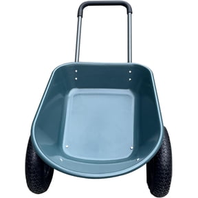 GroundWork Pro Poly Wheelbarrow with Axle Grease Fitting, Pneumatic ...