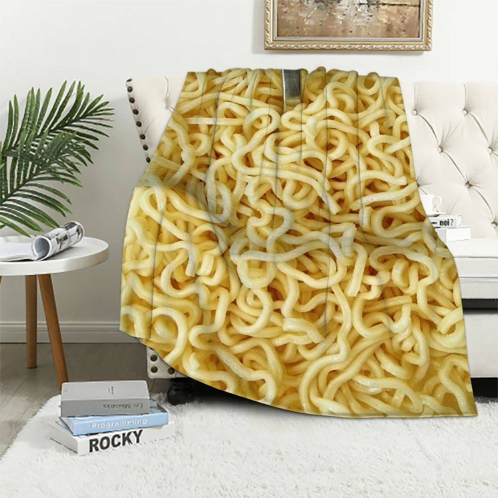Qinduosi Blanket, Food Throw Blankets Texture Print Flannel Fleece ...