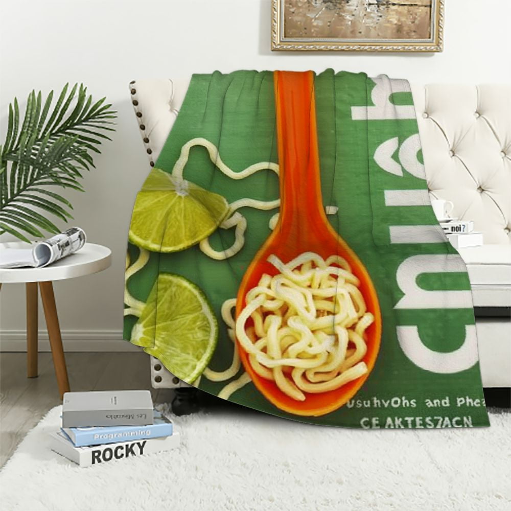 Qinduosi Instant Noodle Soup Chicken Flavor Blanket Soft Cozy ...