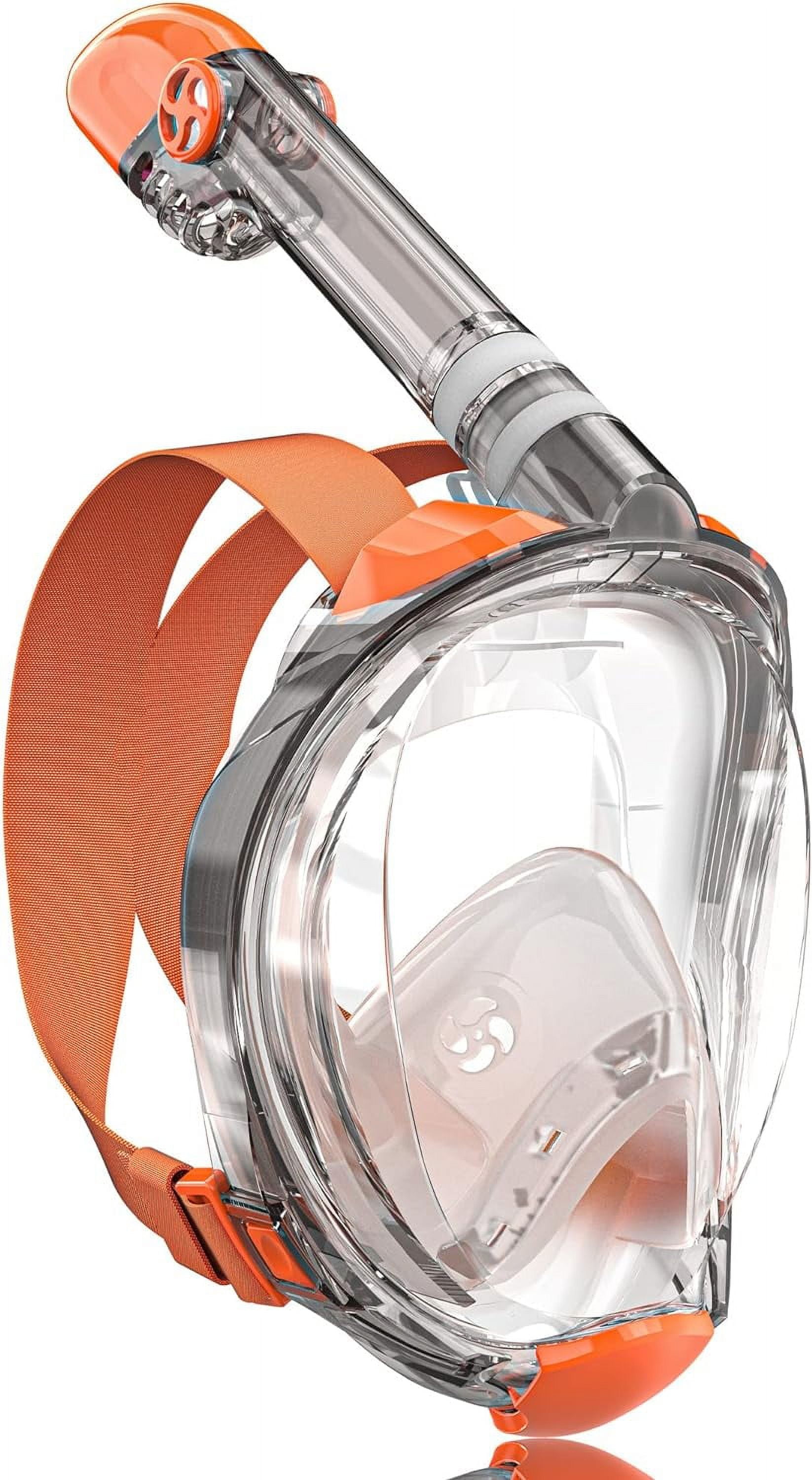 QingSong Full Face Snorkel Mask for Adults & Kids, Snorkeling Gear with ...