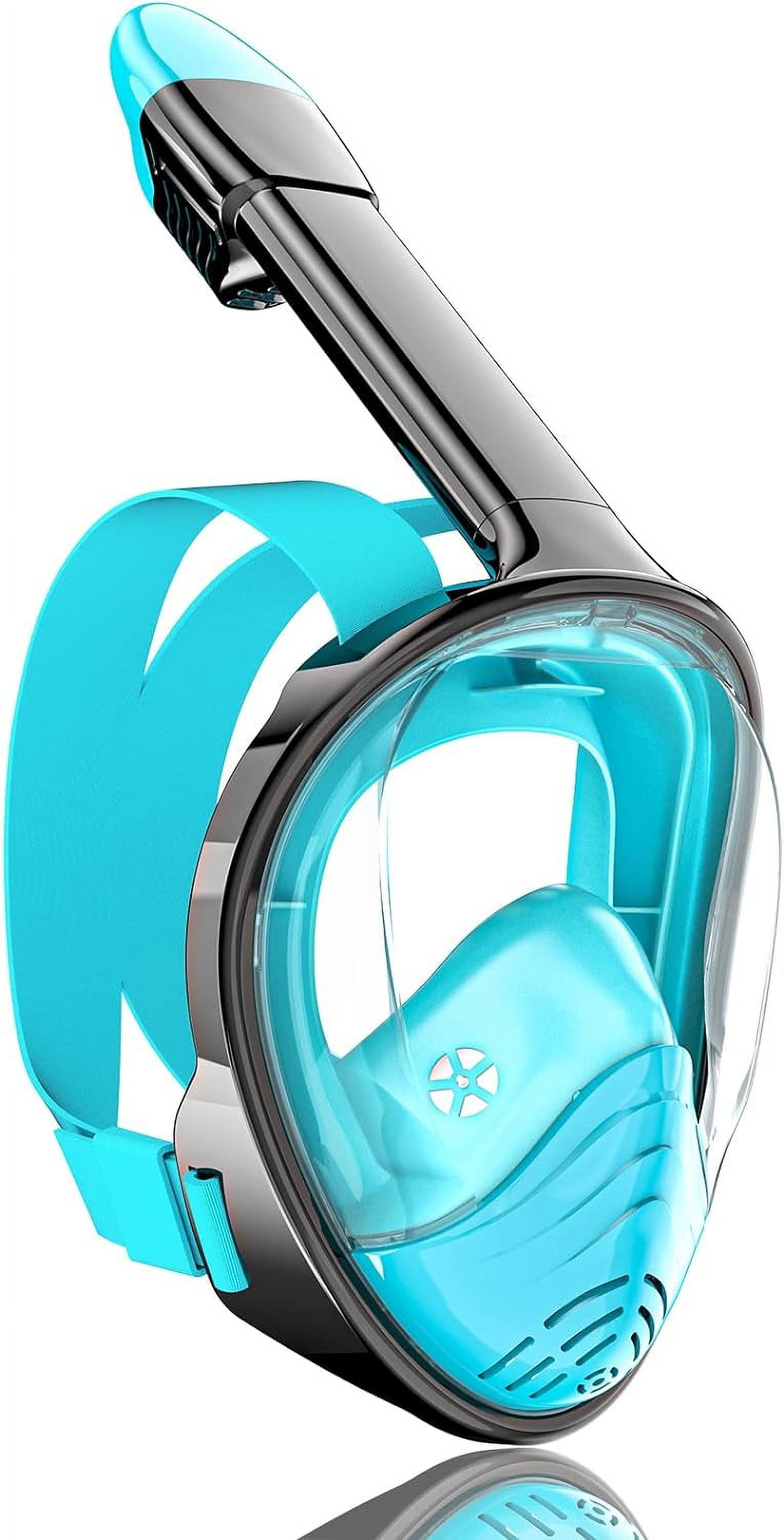 QingSong Full Face Snorkel Mask for Adults & Kids, Snorkeling Gear with ...