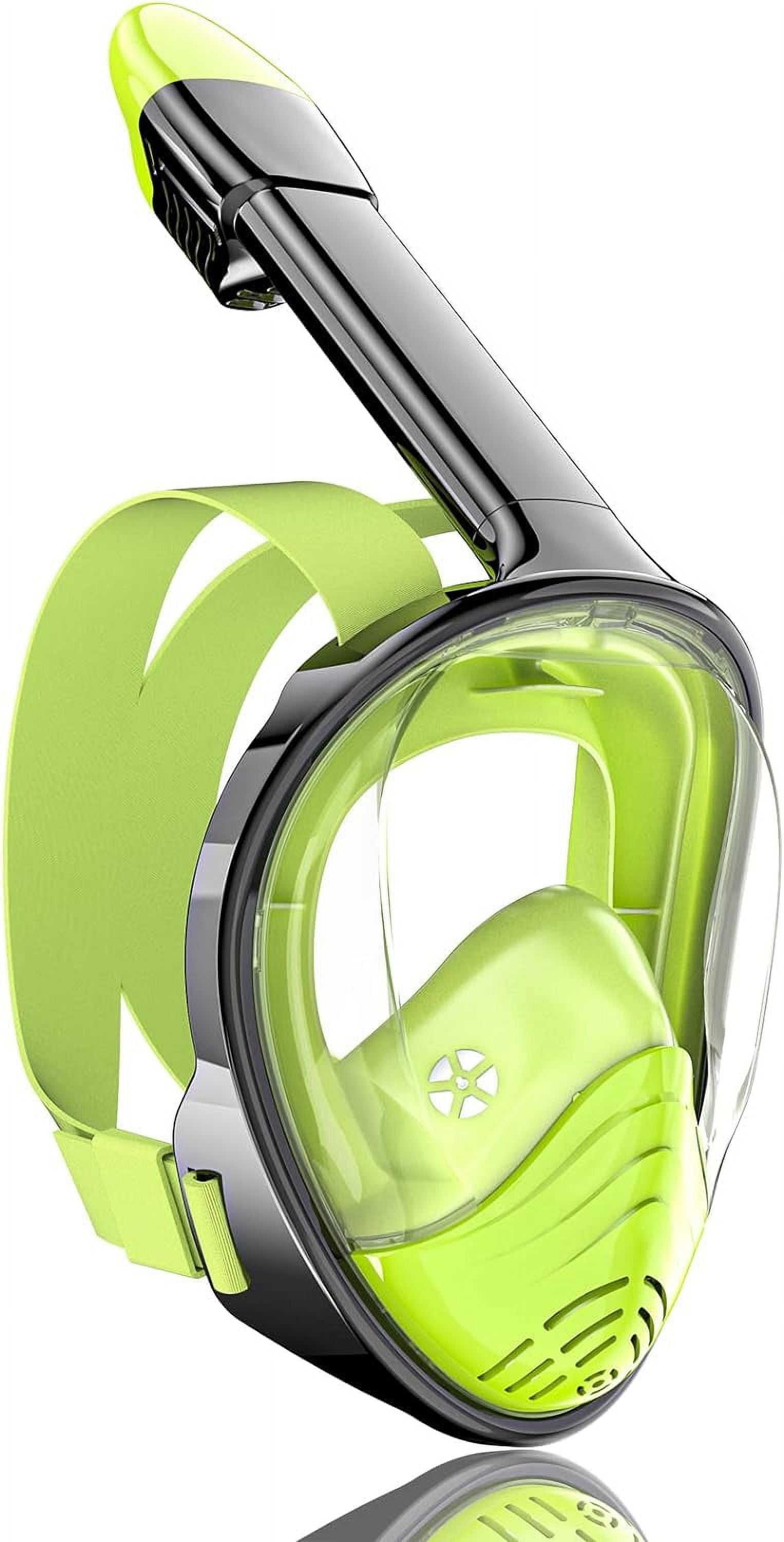 QingSong Full Face Snorkel Mask for Adults & Kids, Snorkeling Gear with ...