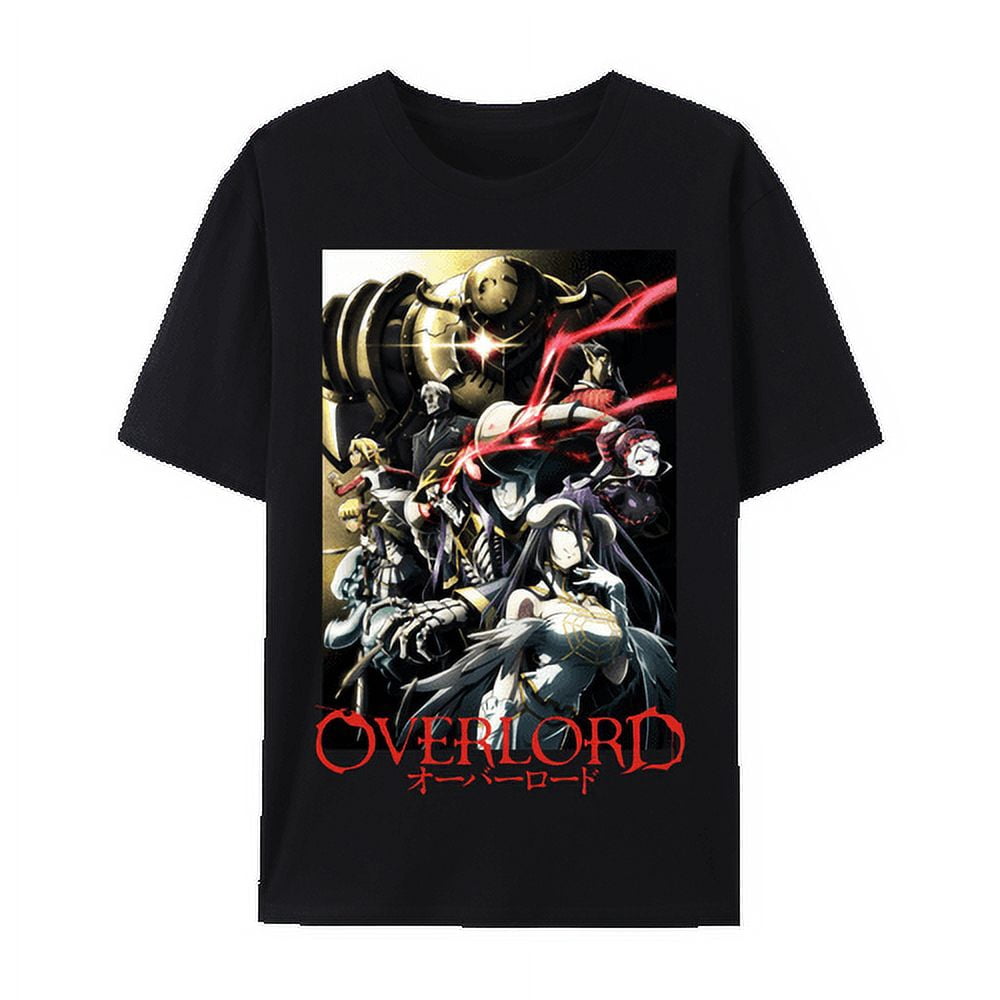 QingYee Japanese Anime Unisex Overlord Ainz Ooal Gown Graphic Cotton ...