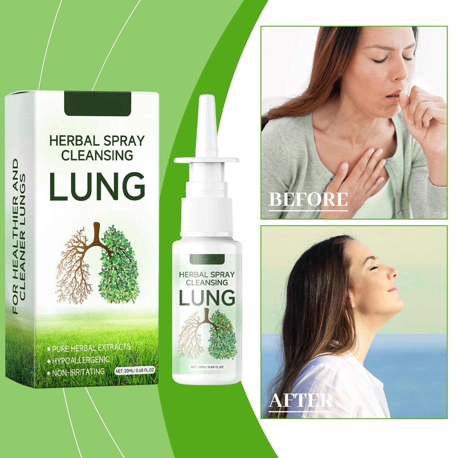 Qingfei Nasal Spray Nasal Congestion Smooth Breathing Health Care For ...