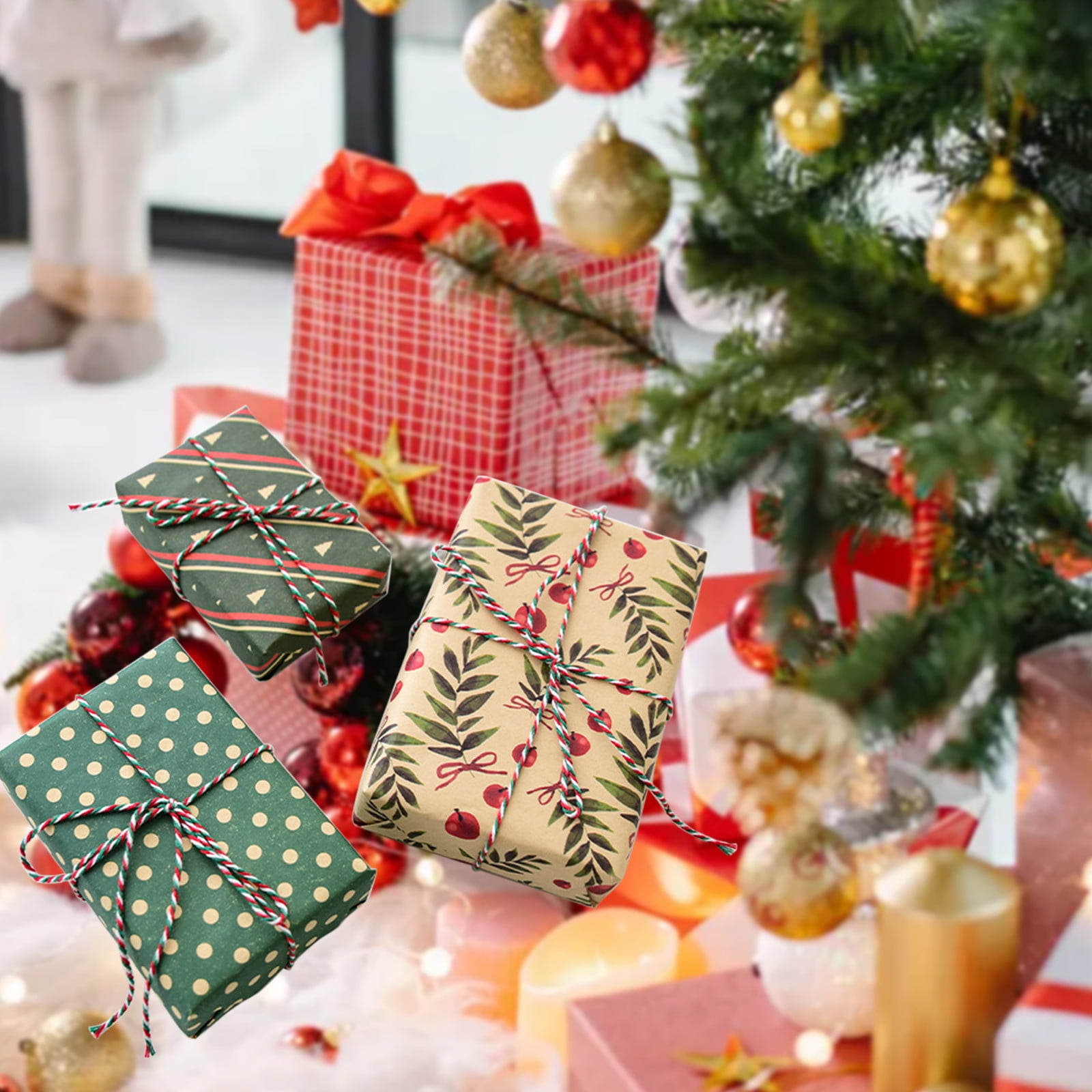 Isvgxsz 3 Pcs Christmas Tree Decorations Mini Presents for Crafts ...