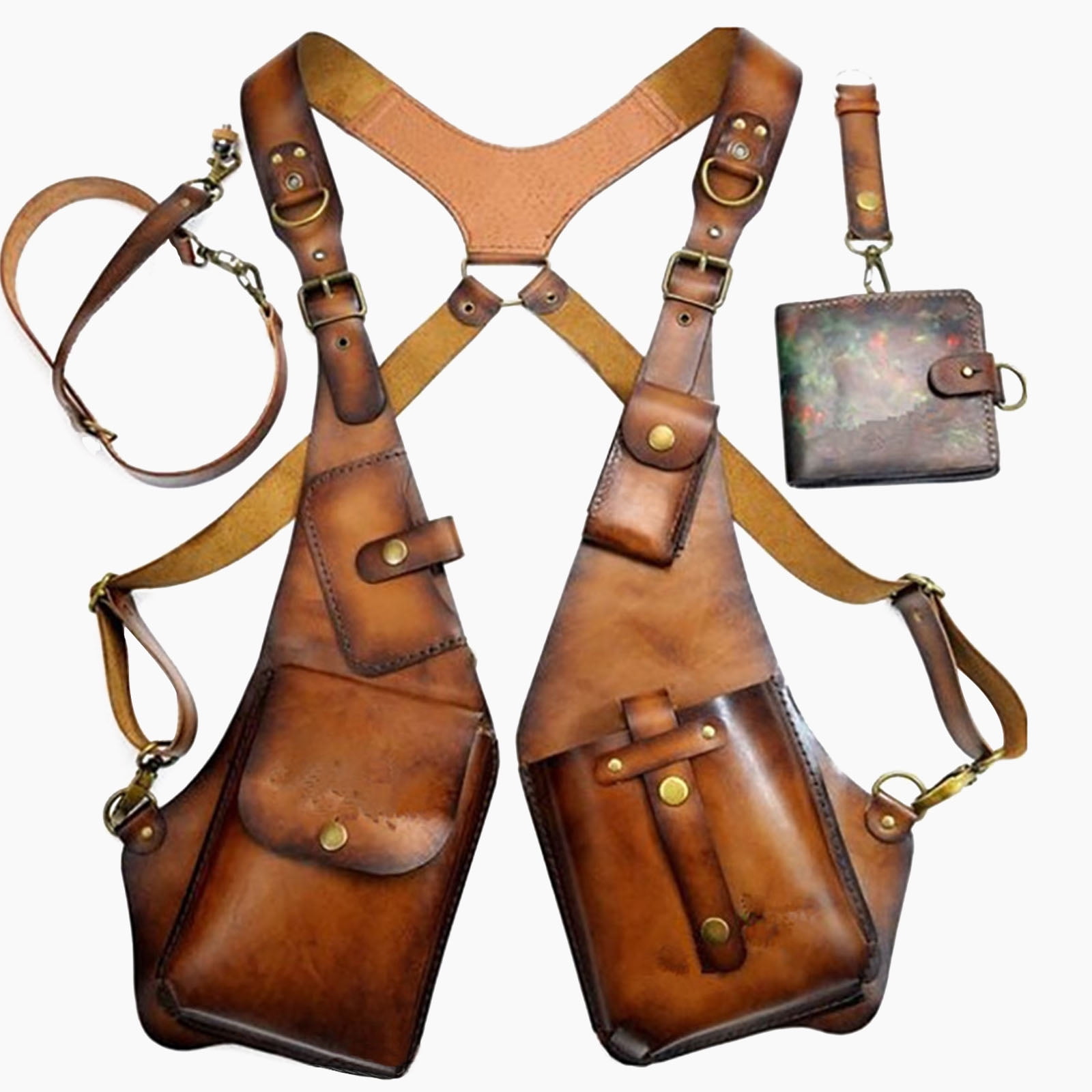 Isvgxsz Adult Anti-Theft Hidden Underarm Strap Wallet Phone Holster Bag ...