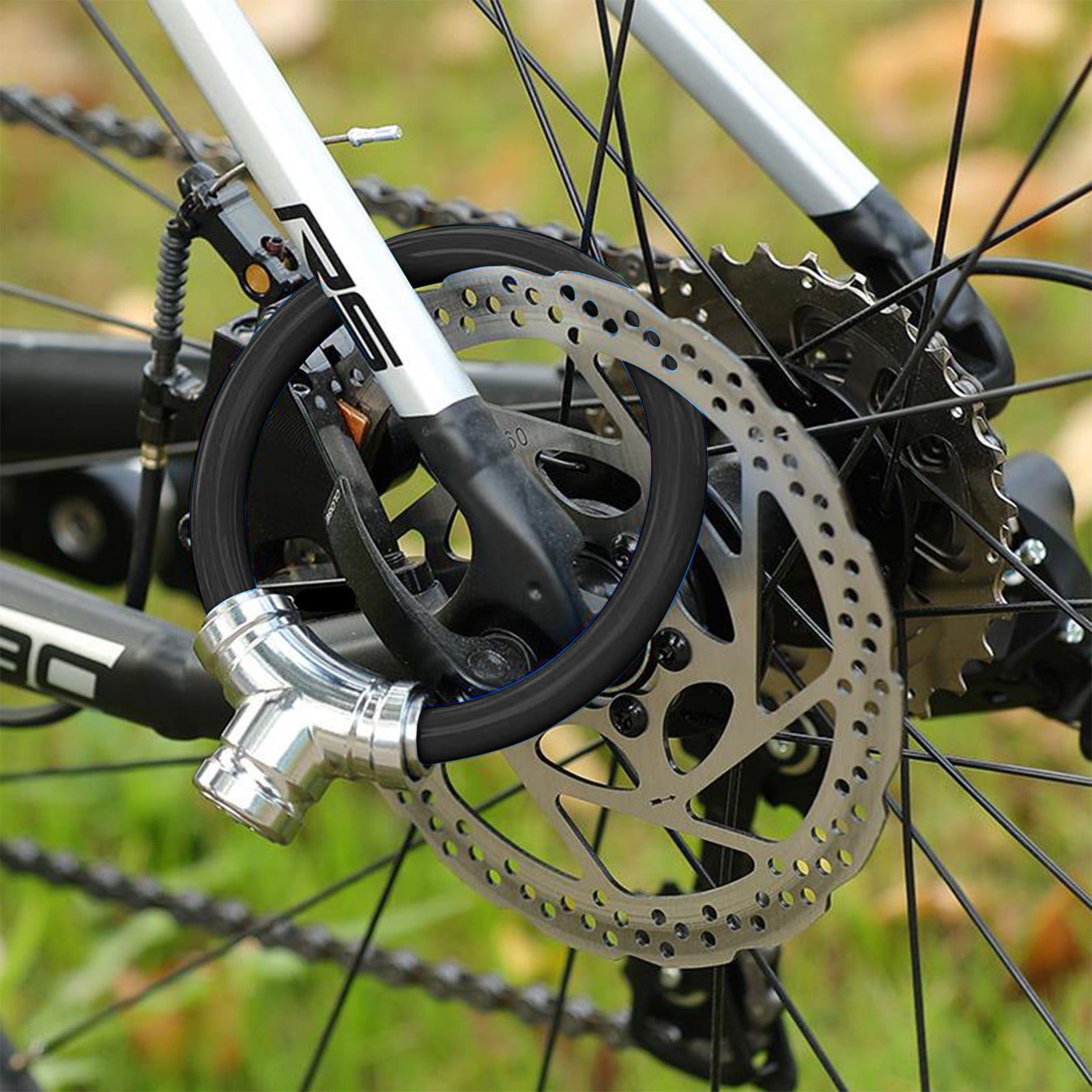 Isvgxsz Bicycle Lock,Small Portable Ring Safety Anti-Theft Tamper Proof ...