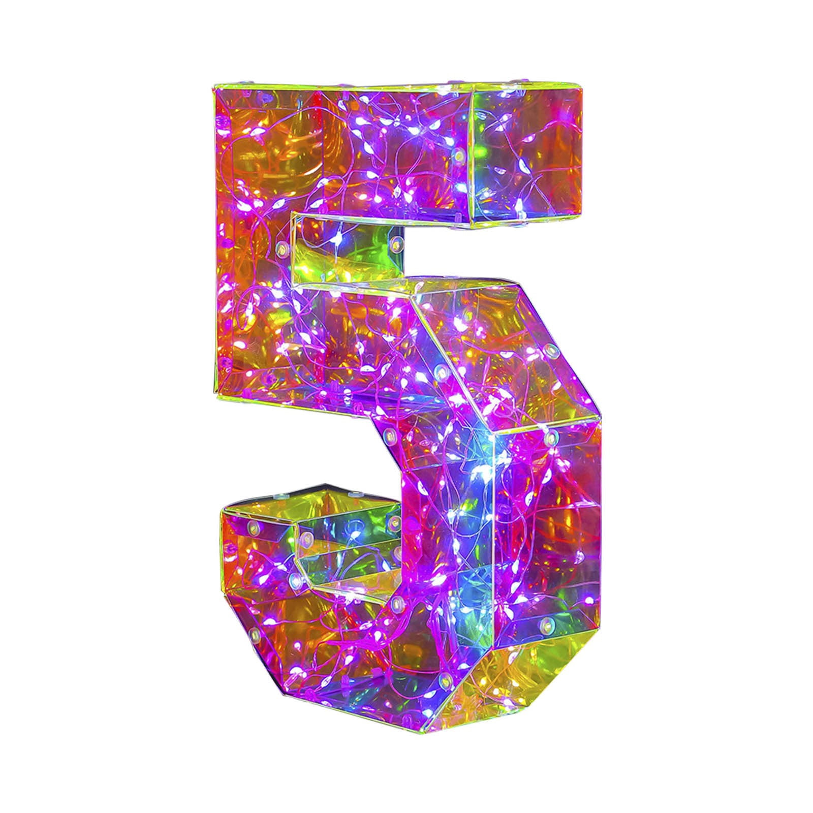 Isvgxsz Christmas 120LED Marquee Light Up Numbers, Marquee Numbers Sign ...
